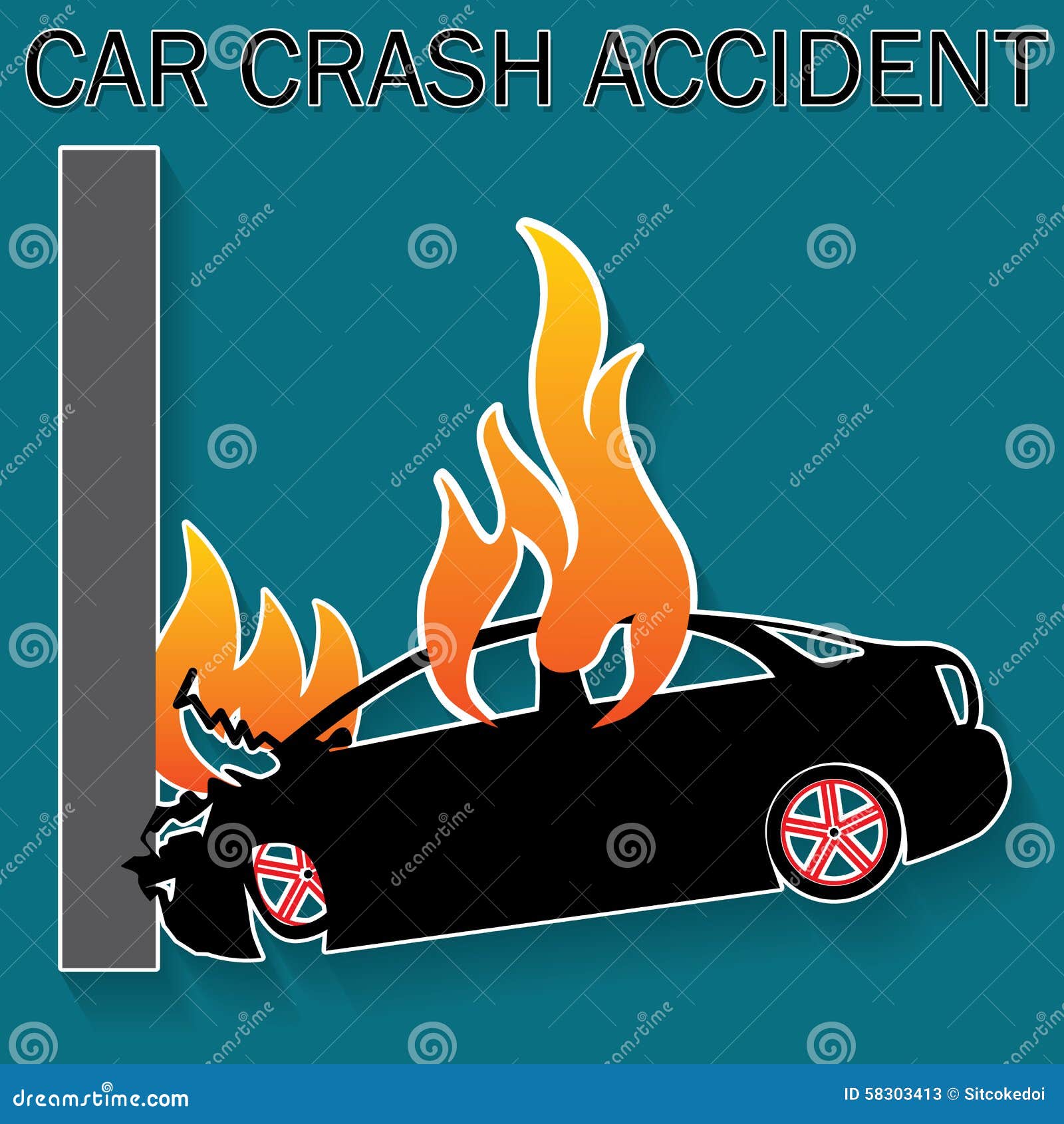 Swerving Car Cartoon