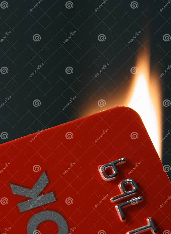 Burning card stock photo. Image of chance, close, background - 4233060