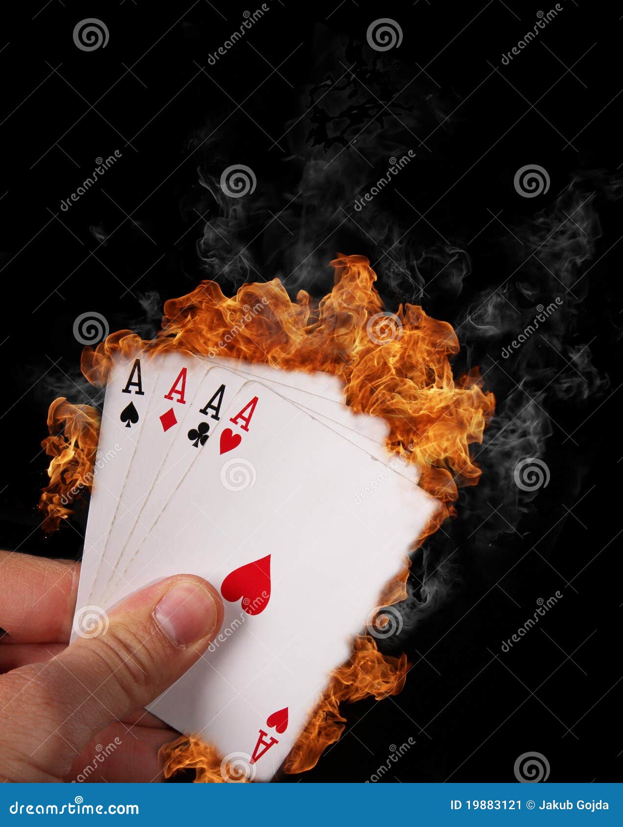 Burning cards stock image. Image of game, player, flaming - 19883121