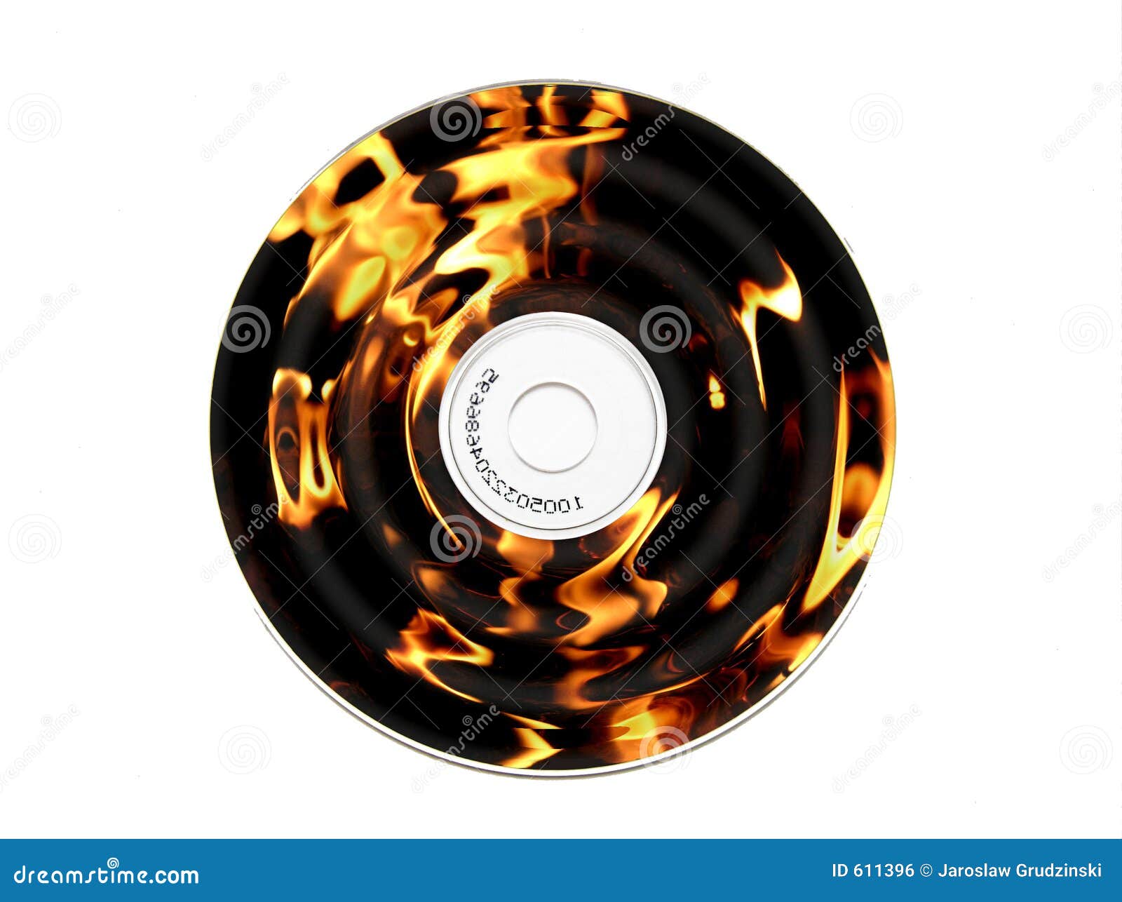 Burning CD stock photo. Image of color, cdrom, flame, digital - 611396