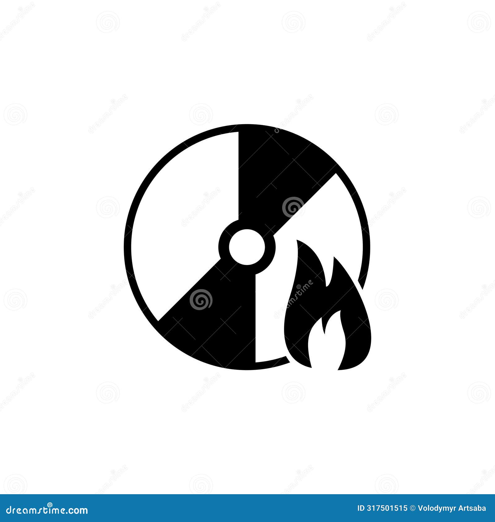 Burning CD, Burn DVD Flat Vector Icon Stock Vector - Illustration of ...