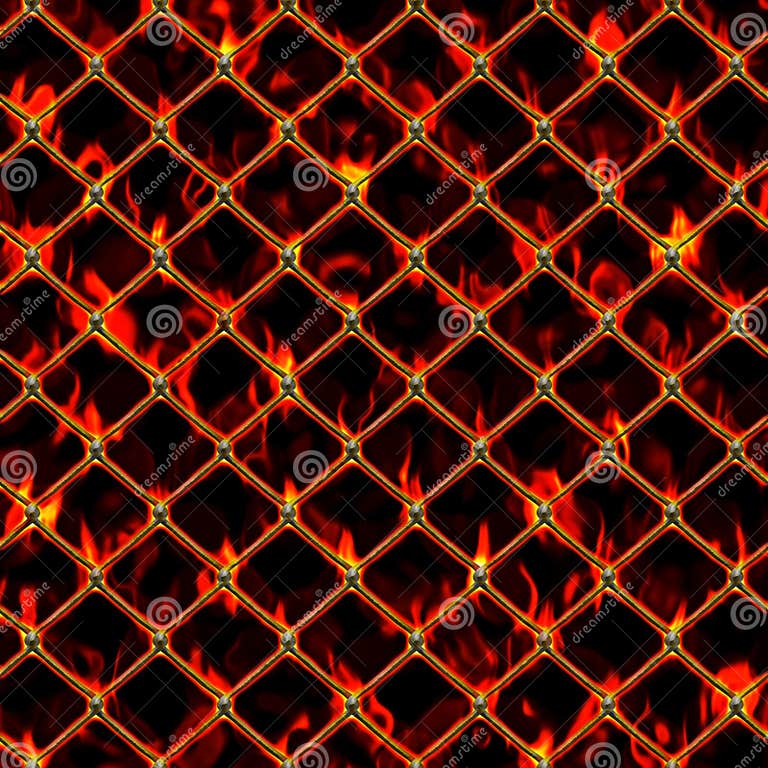 Burning Chain Link stock illustration. Illustration of closeup - 37215886