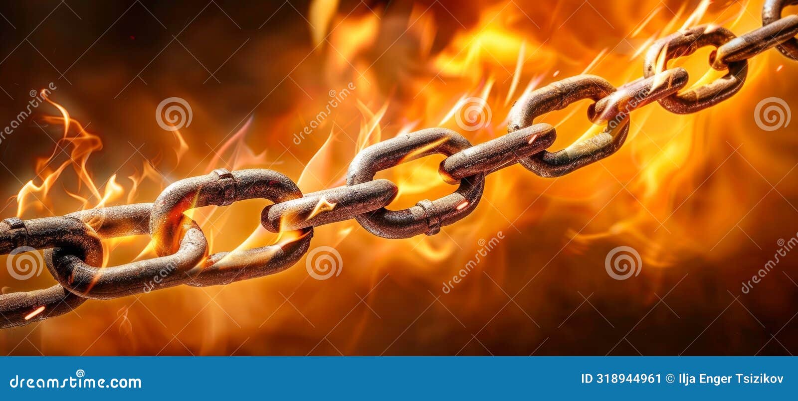 Burning Chains As a Powerful Symbol of Resilience and Strength in the ...