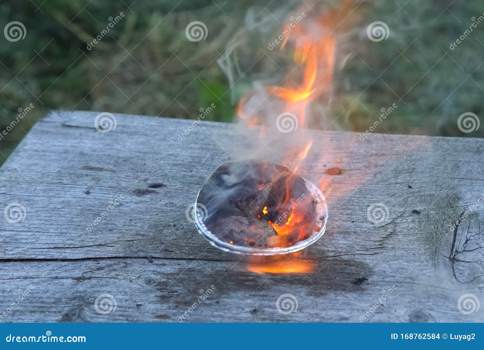 Burning Chemical in the Cup Stock Photo - Image of clinic, drug: 168762584