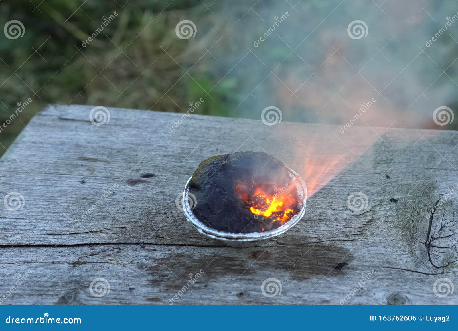 Burning Chemical in the Cup Stock Photo - Image of fire, chemical ...