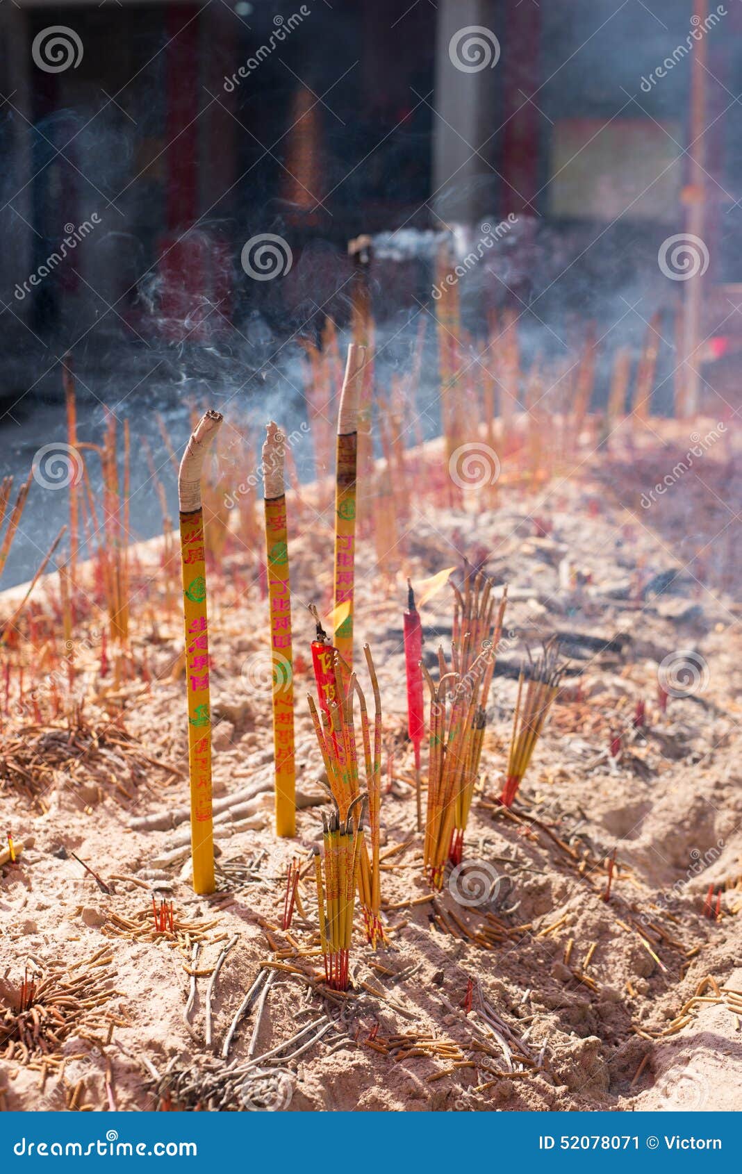 Burning chinese incense editorial photo. Image of smell - 52078071