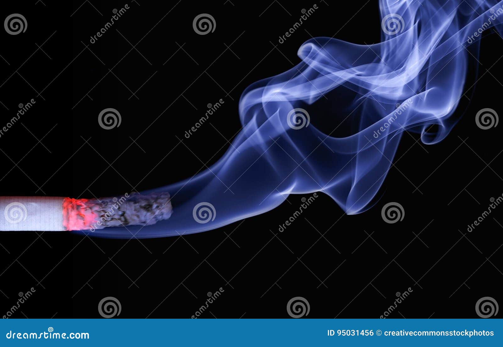 Burning Cigarette Picture. Image: 95031456