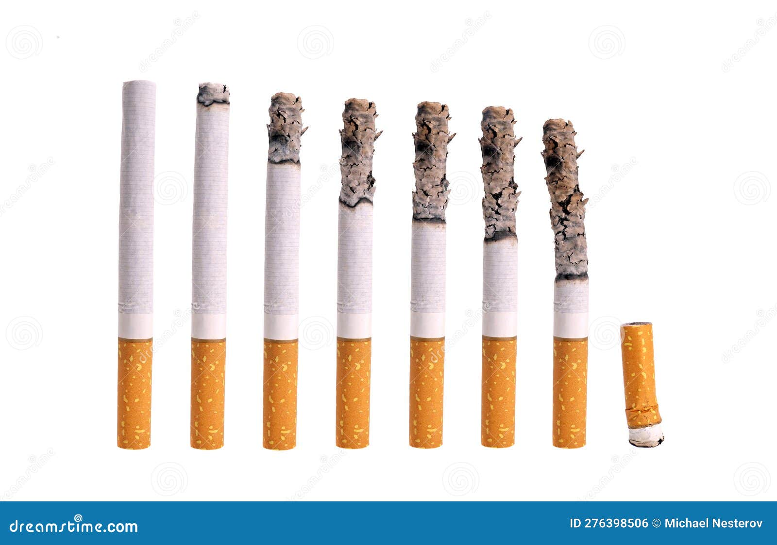 Burning Cigarette Collage, Quit Smoking Concept Stock Photo - Image of ...