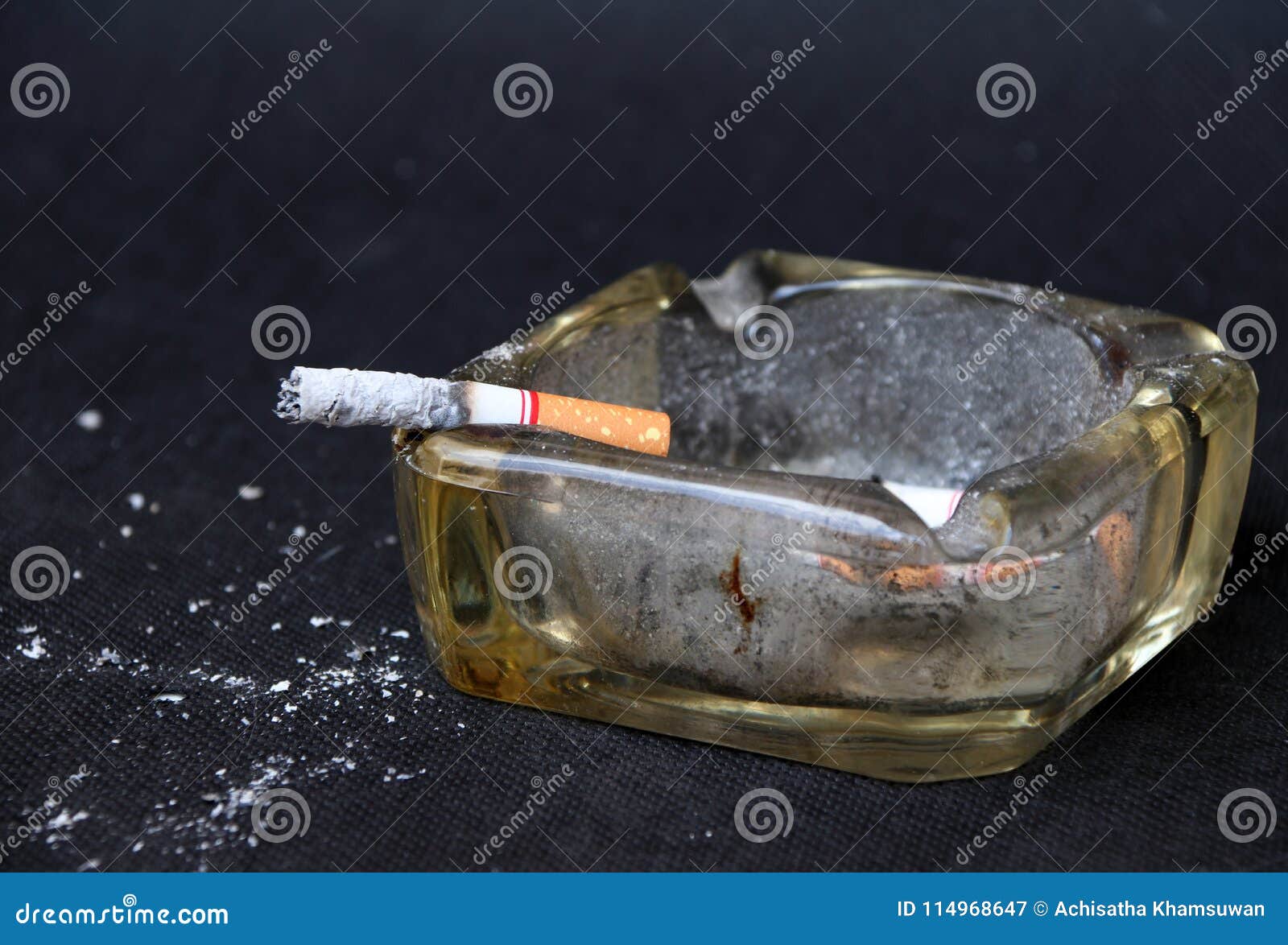 Cigarette Ash Falling