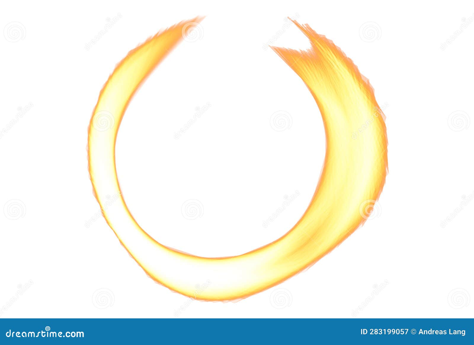 Burning Circle Flame Rectangle Fire Shape Flammable Detonation Art ...