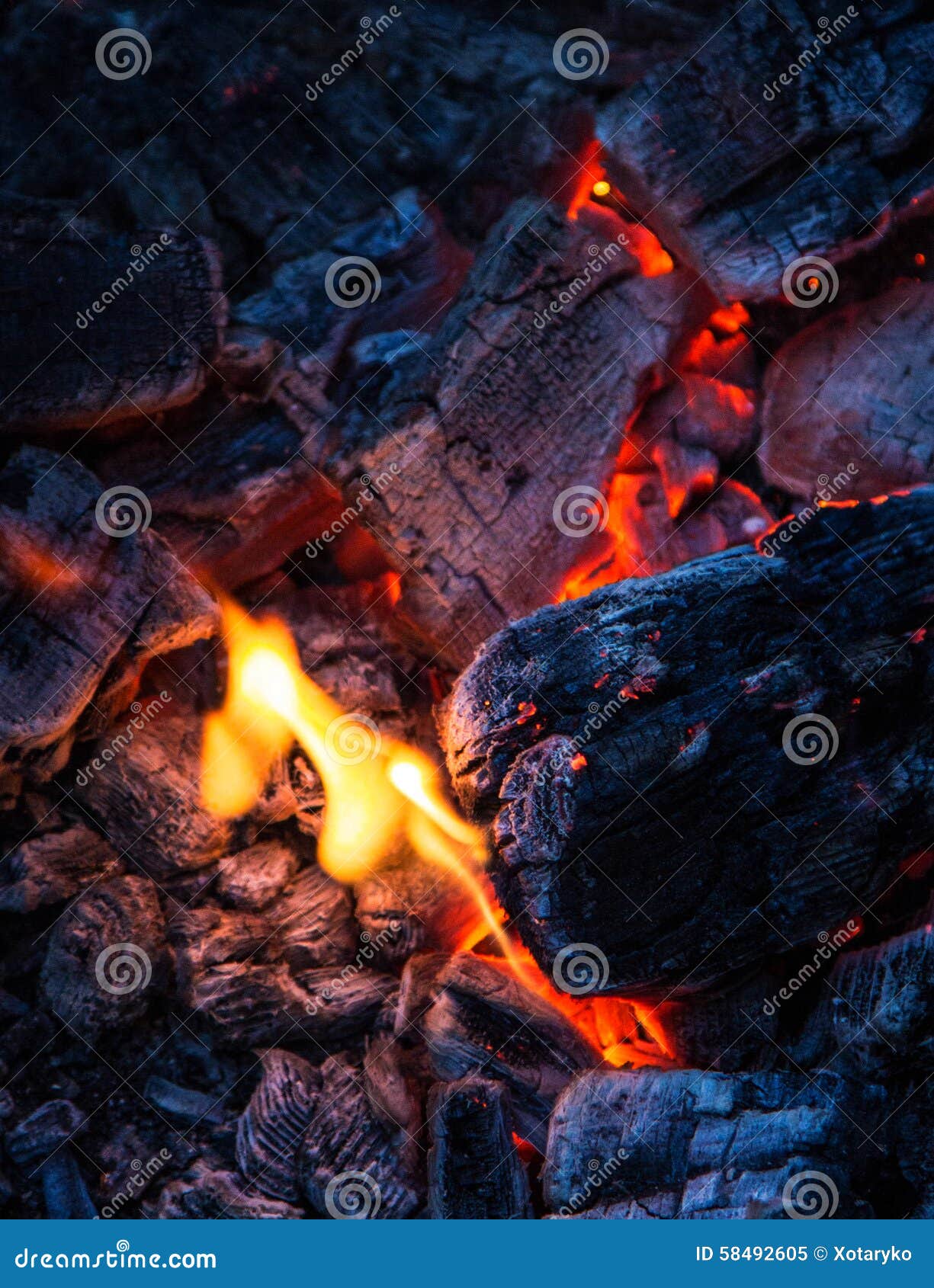 Burning coal stock image. Image of embers, wood, formation - 58492605