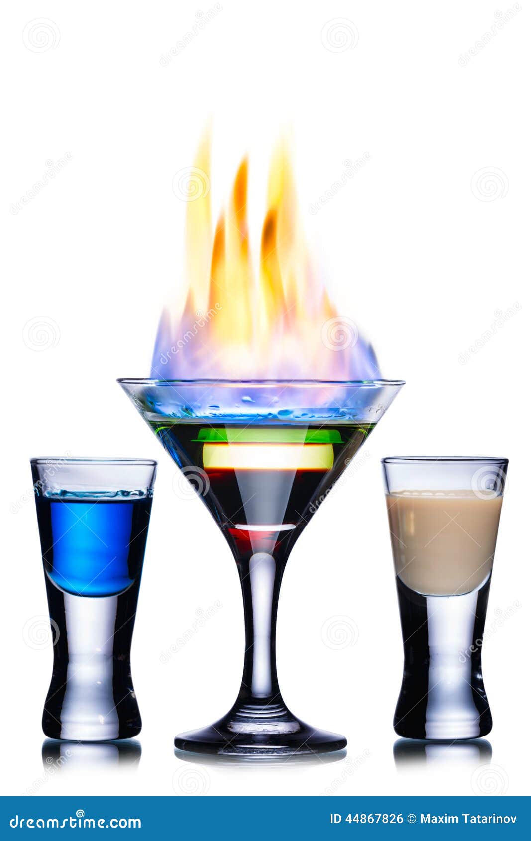 Burning cocktail stock photo. Image of glass, color, cocktail - 44867826