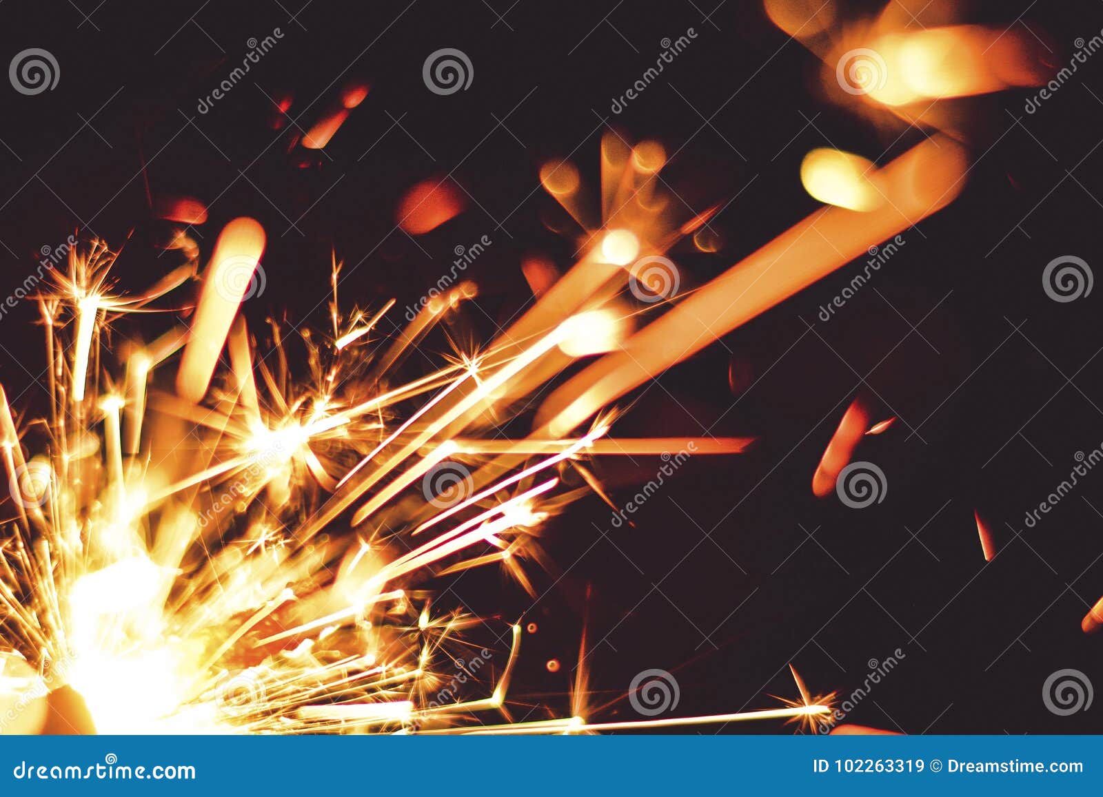 Burning Colorful Sparkle stock image. Image of light - 102263319