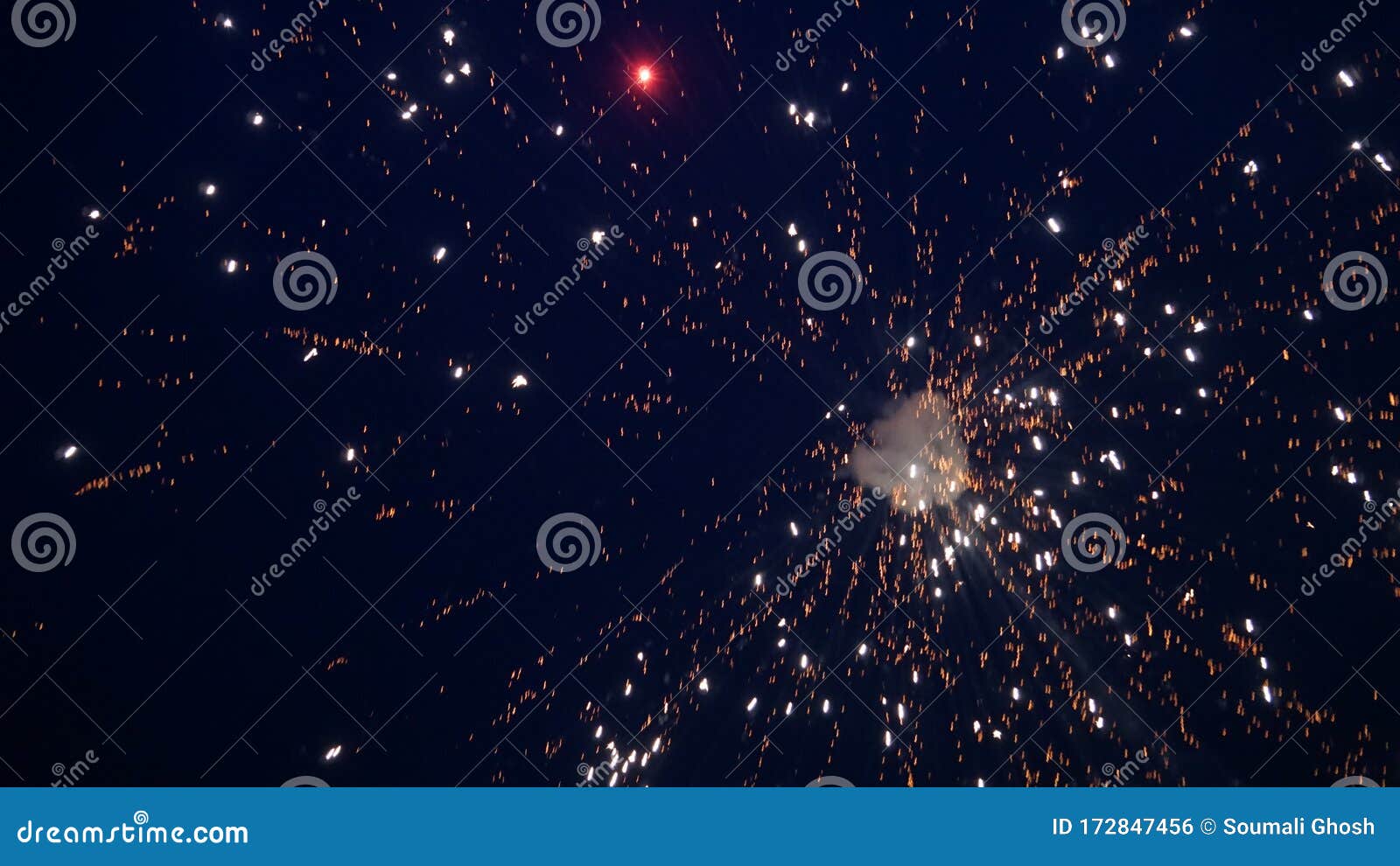Burning Crackers in the Festival of Diwali Stock Photo - Image of ...