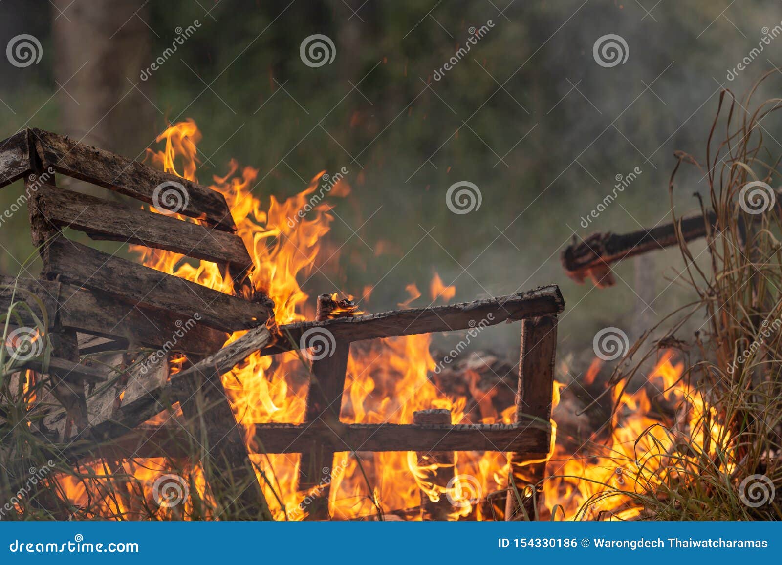 Burning Down Fire. Last Embers and Ashes Stock Photo - Image of closeup ...