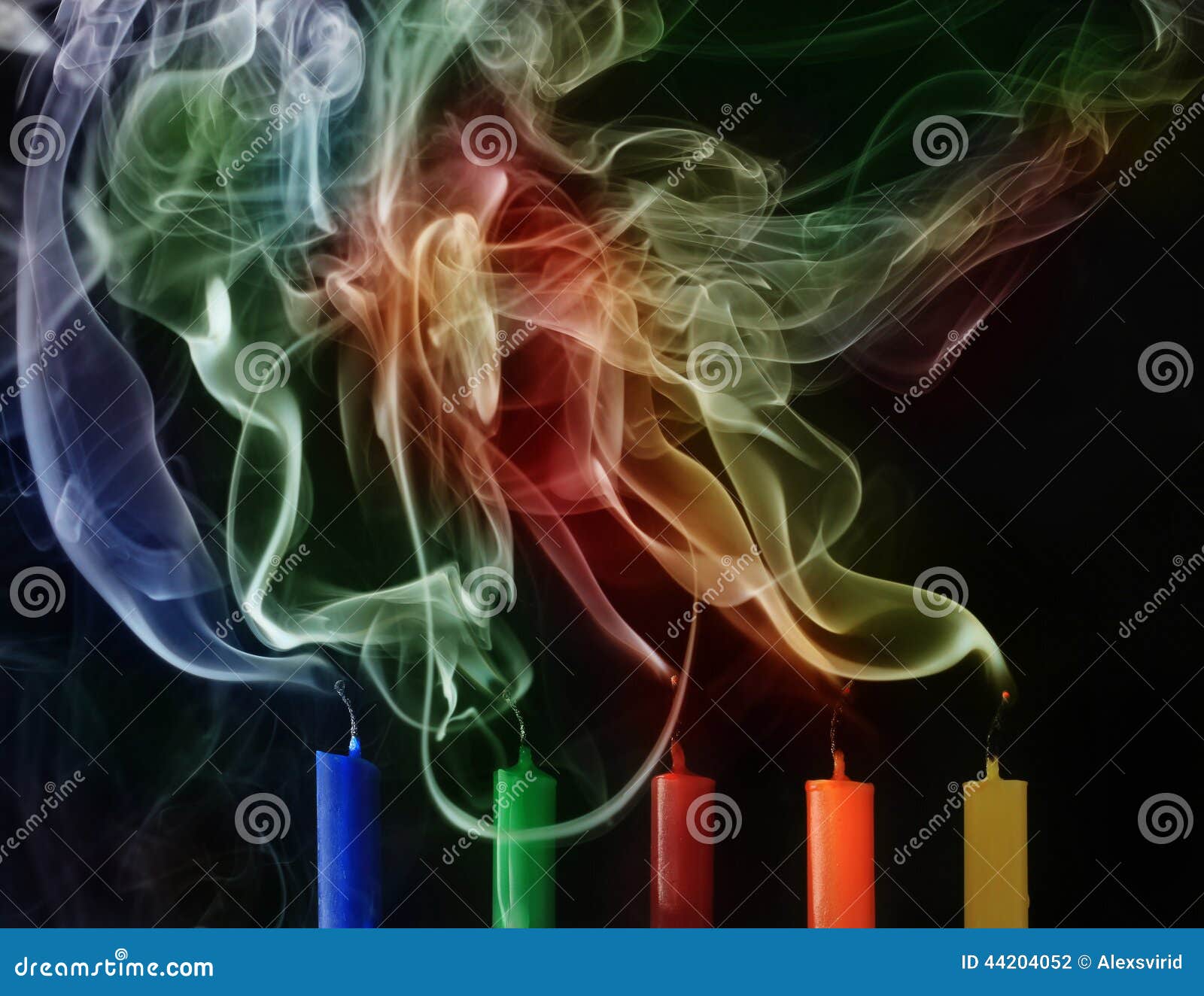 Burning and Extinguished Candles Stock Photo - Image of bright ...