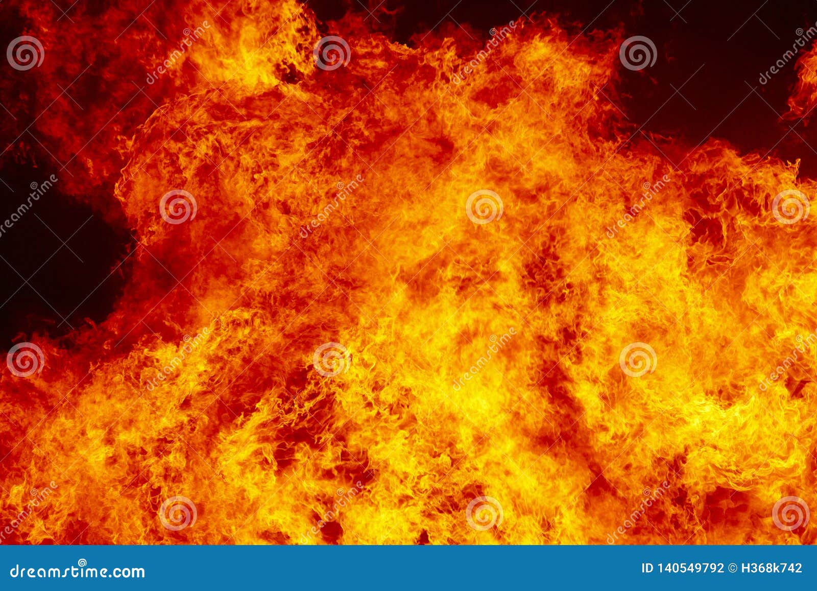 Burning Fire. Bonfire. Fire Fighting and Flame Ignition Stock Photo ...