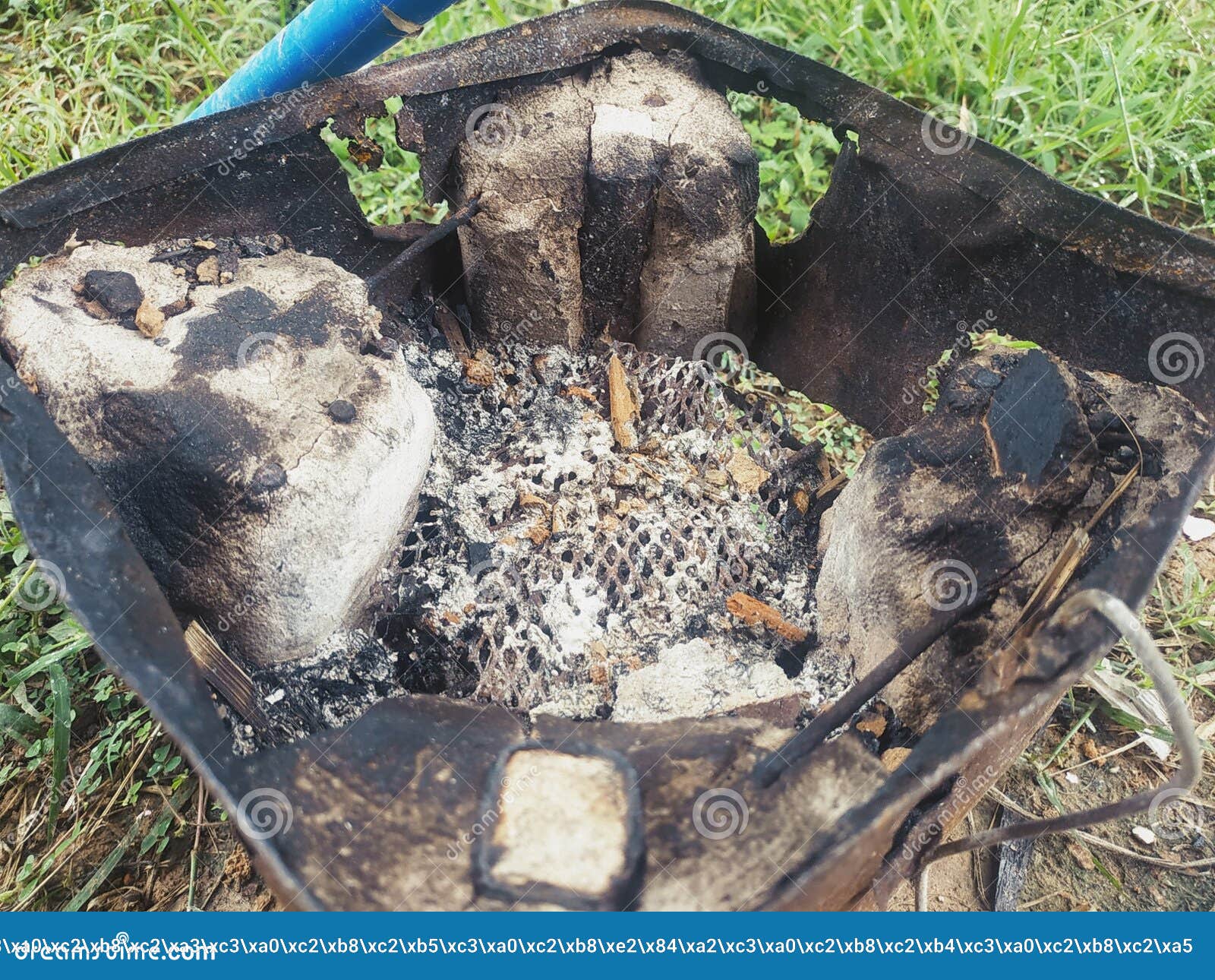 The Burning of the Fire Destroys Everything Stock Image - Image of ...