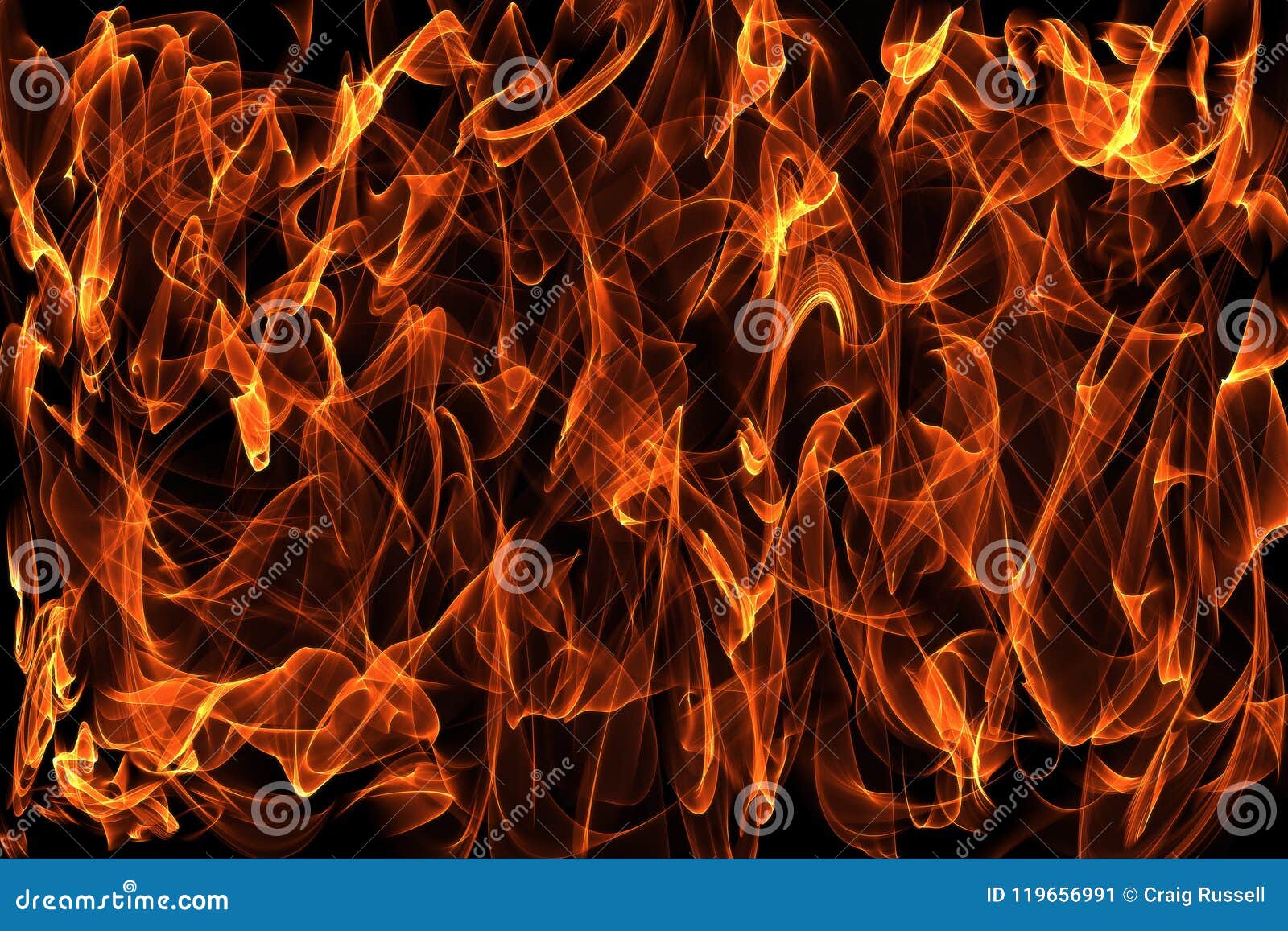 Burning Fire Background Illustration Stock Illustration - Illustration ...