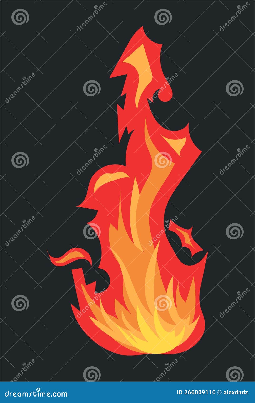 Burning Fire Effect and Pillar of Flame, Flammable Explosion Energy ...