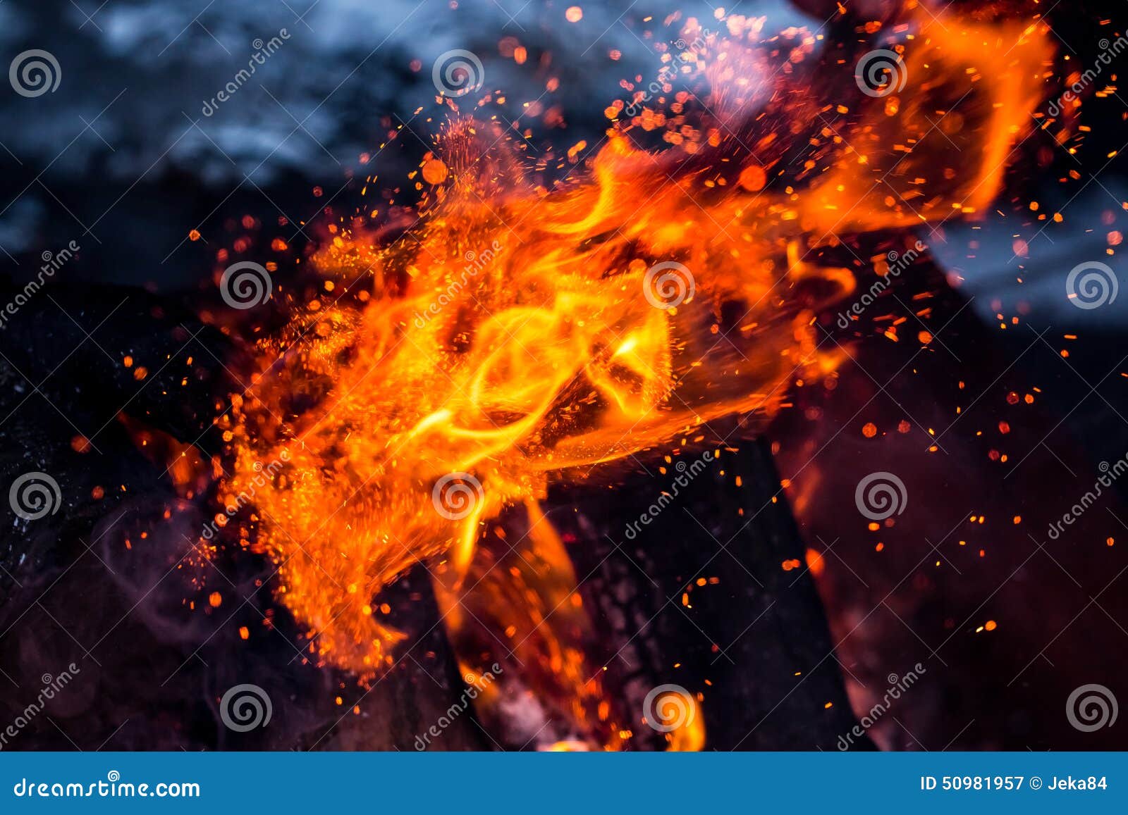 Burning fire flame stock image. Image of closeup, demon - 50981957