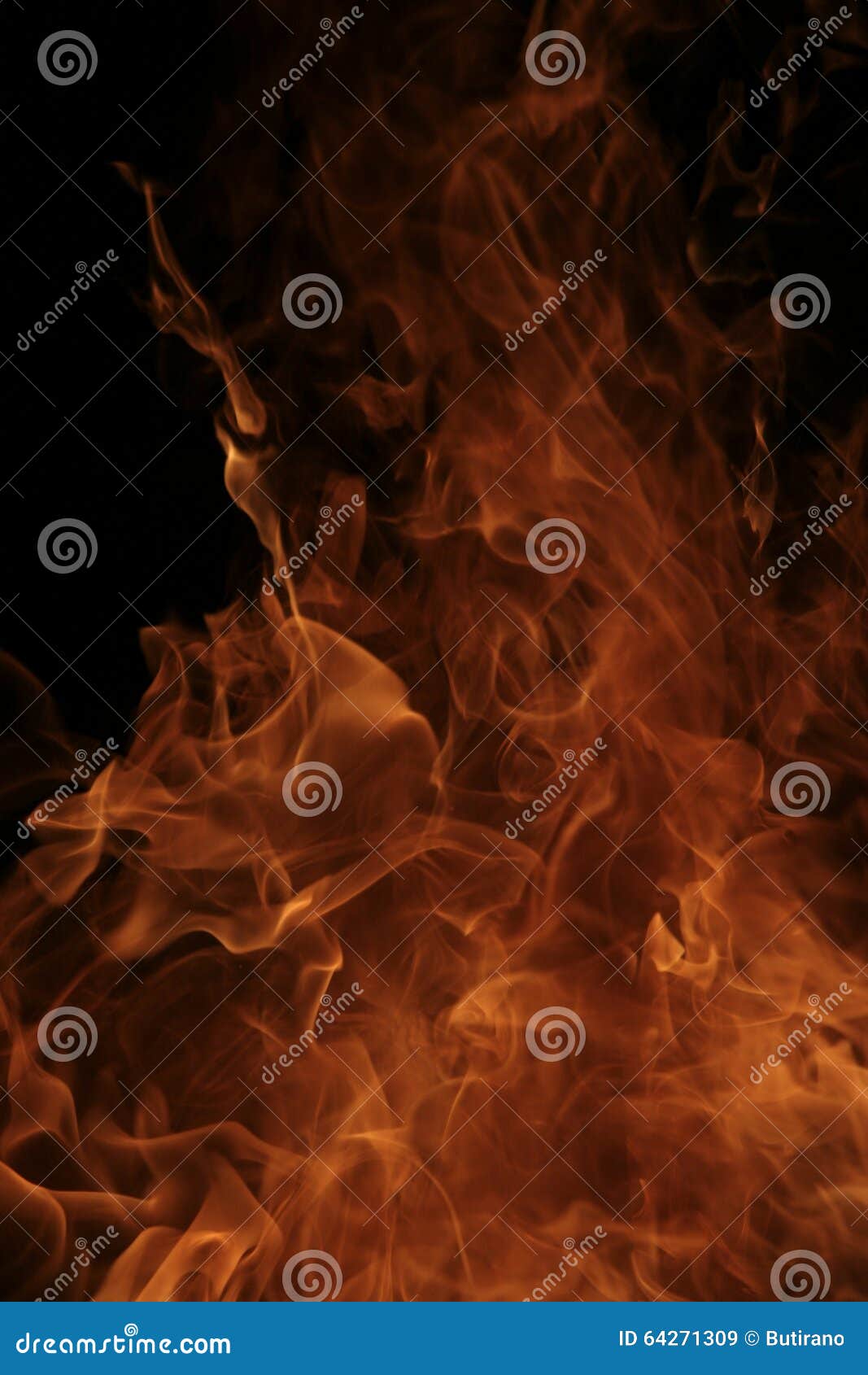 Burning fire flames detail stock image. Image of detail - 64271309