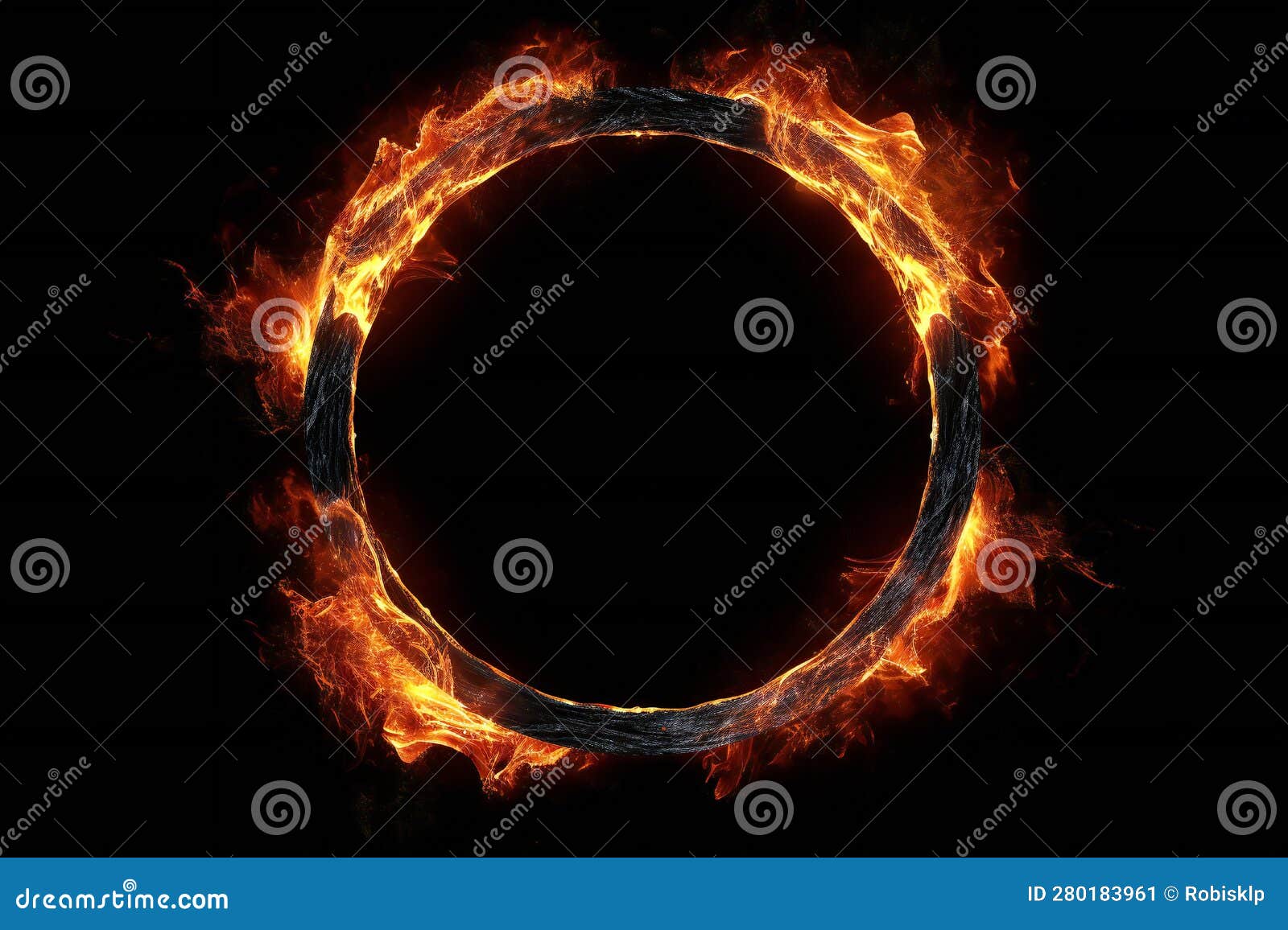 Blazing Inferno: The Wrath Of A Forest Fire Royalty-Free Stock Image ...