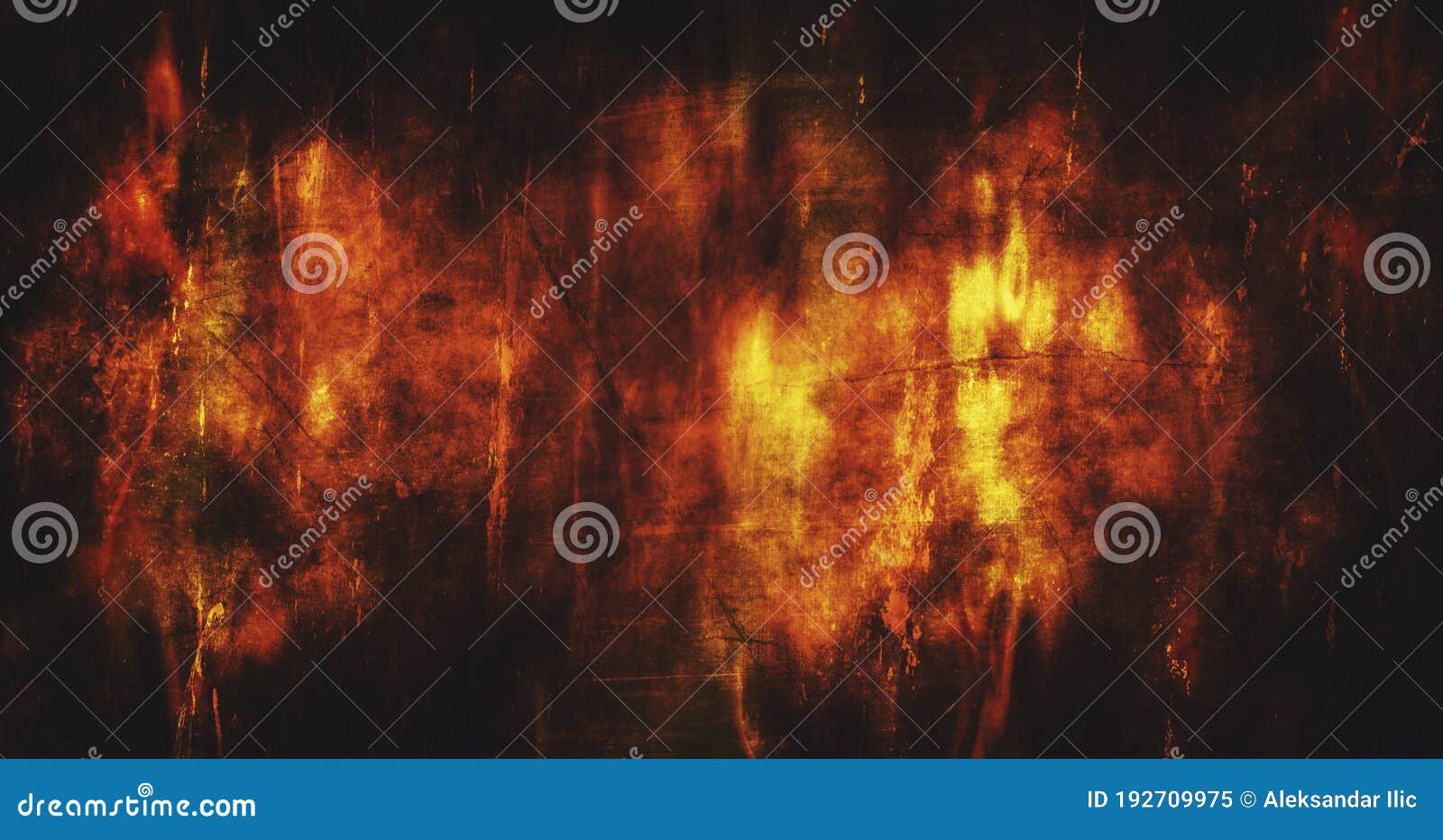 Burning Fire Background 3D Rendering Stock Illustration - Illustration ...