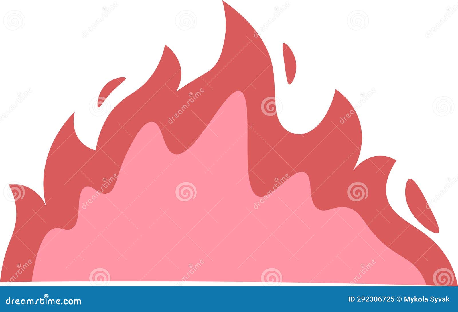 Burning Fire Illustration stock vector. Illustration of danger - 292306725
