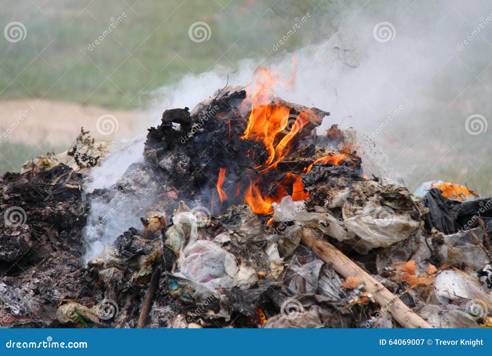 Burning Fire And Smoke Royalty-Free Stock Photography | CartoonDealer ...