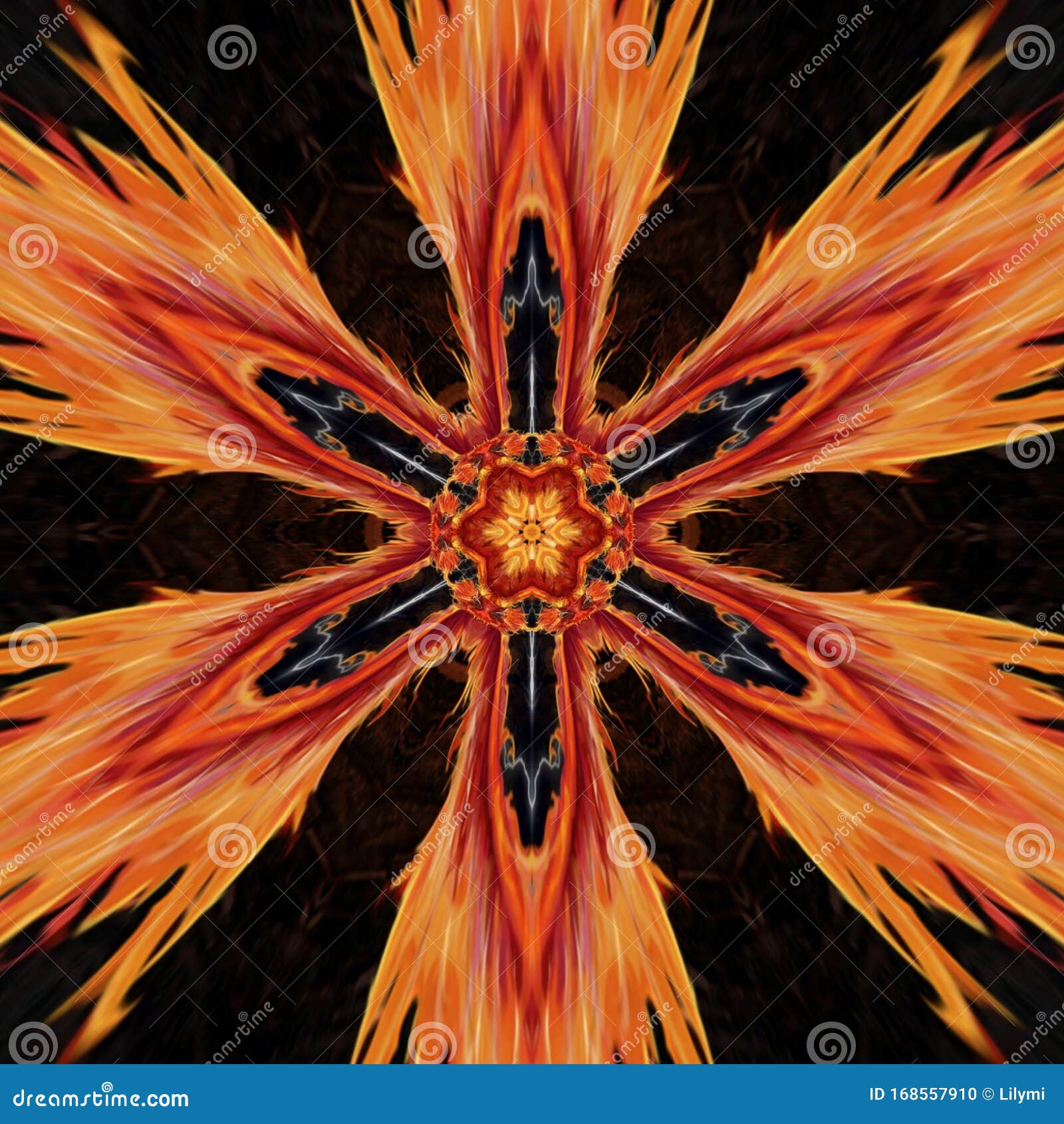 The burning fire star stock illustration. Illustration of digital ...