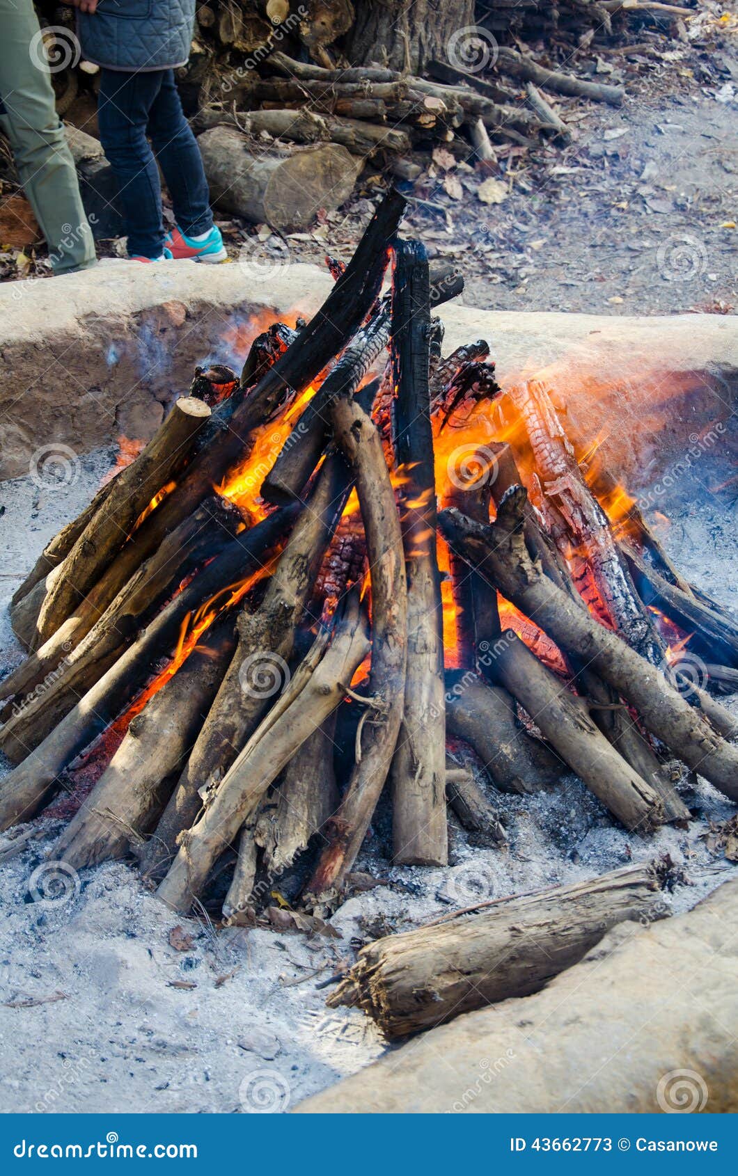 Burning Fire Transformed into Coal Stock Image - Image of bright ...