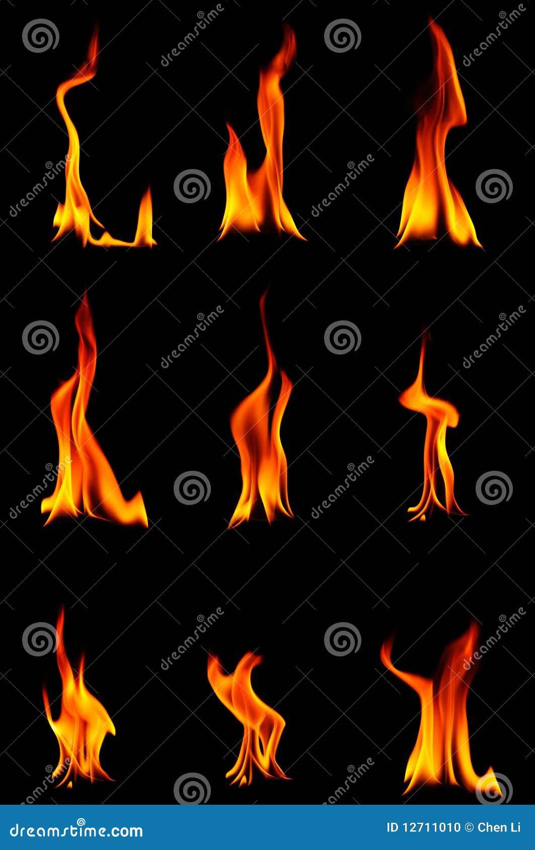 Burning Flame stock photo. Image of beautiful, background - 12711010