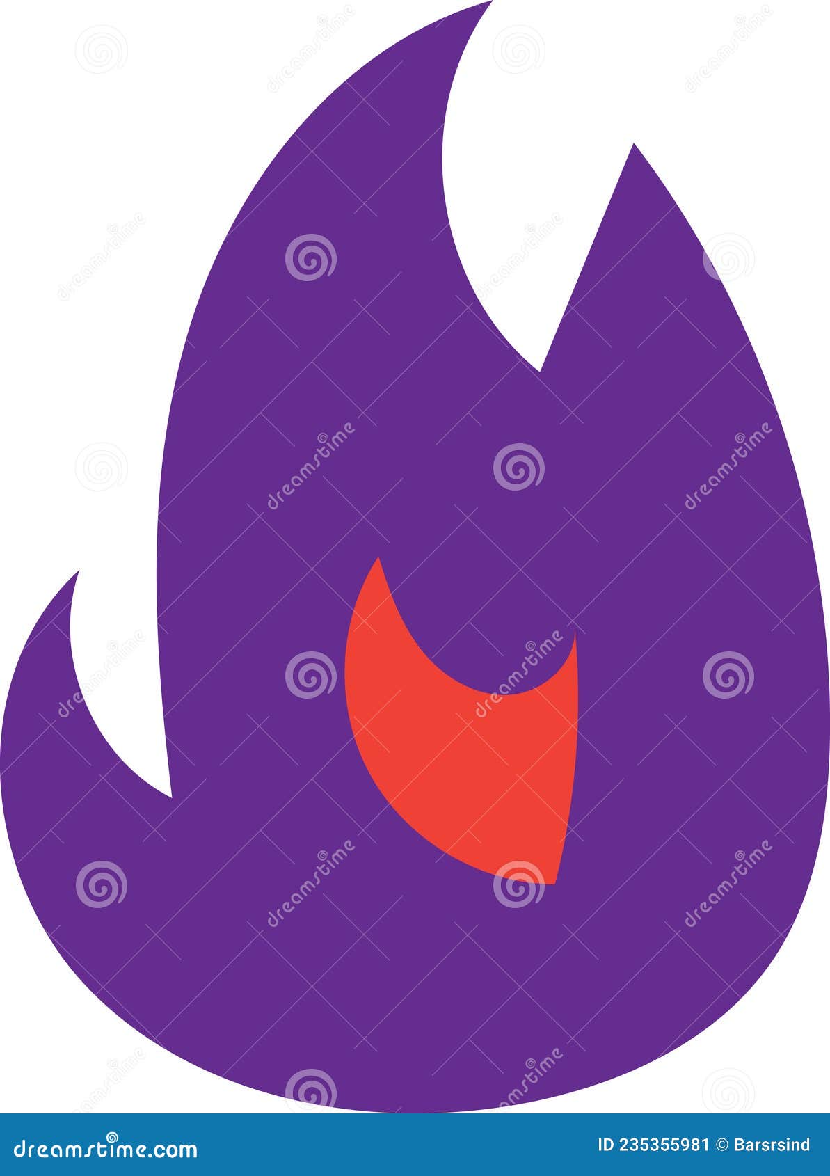 Burning Flame for Make Lab Experiment Icon Vector Stock Vector ...