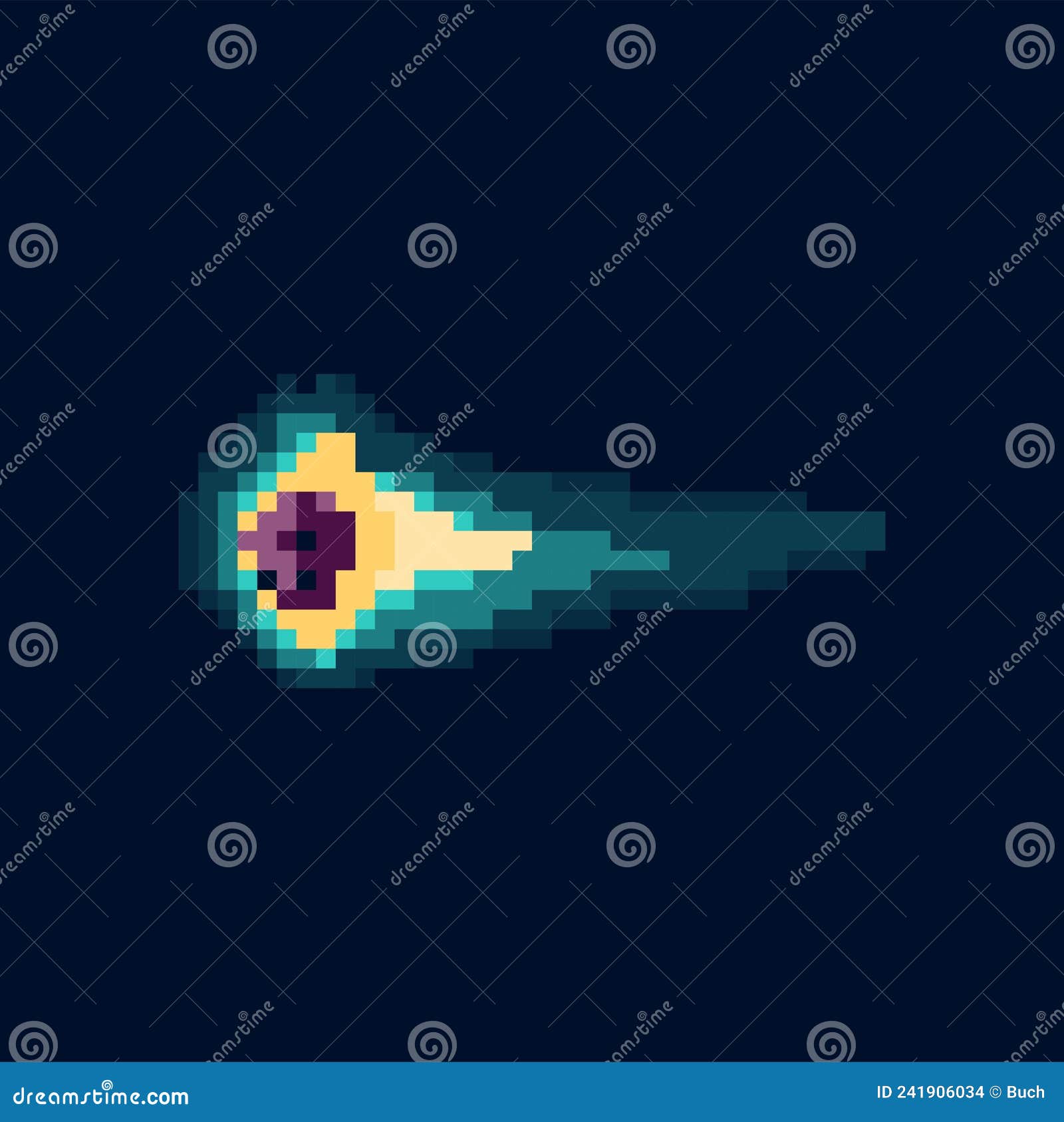 Asteroids 8 Bit Space Ship