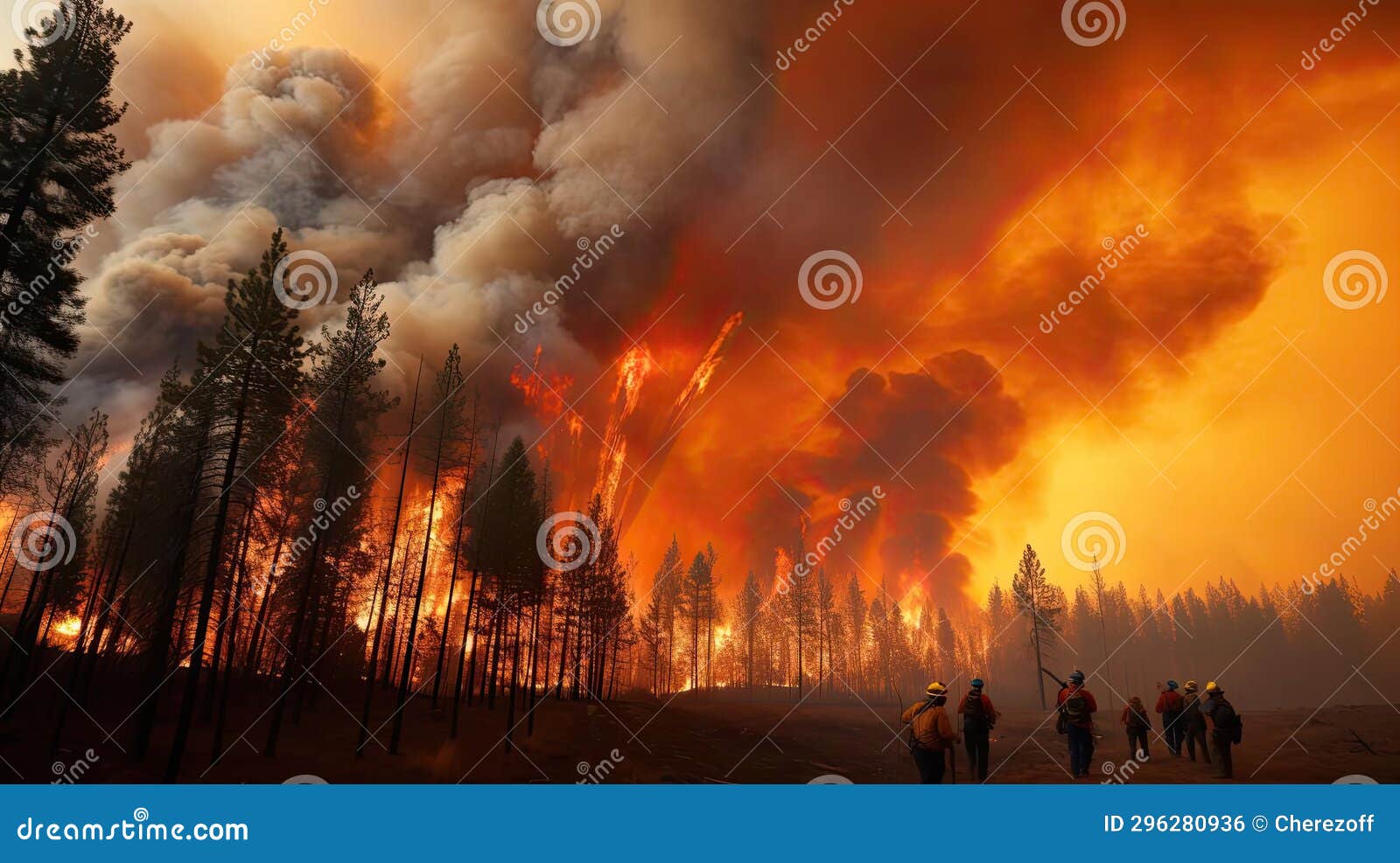 Burning Forest, Fire and Smoke. Human Impact on the Planet& X27;s ...