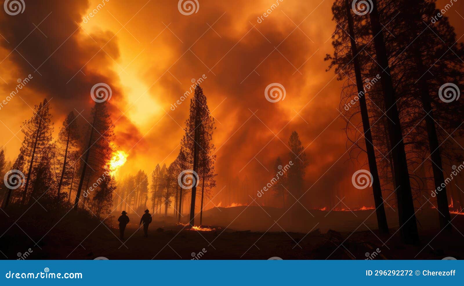 Burning Forest, Fire and Smoke. Human Impact on the Planet& X27;s ...