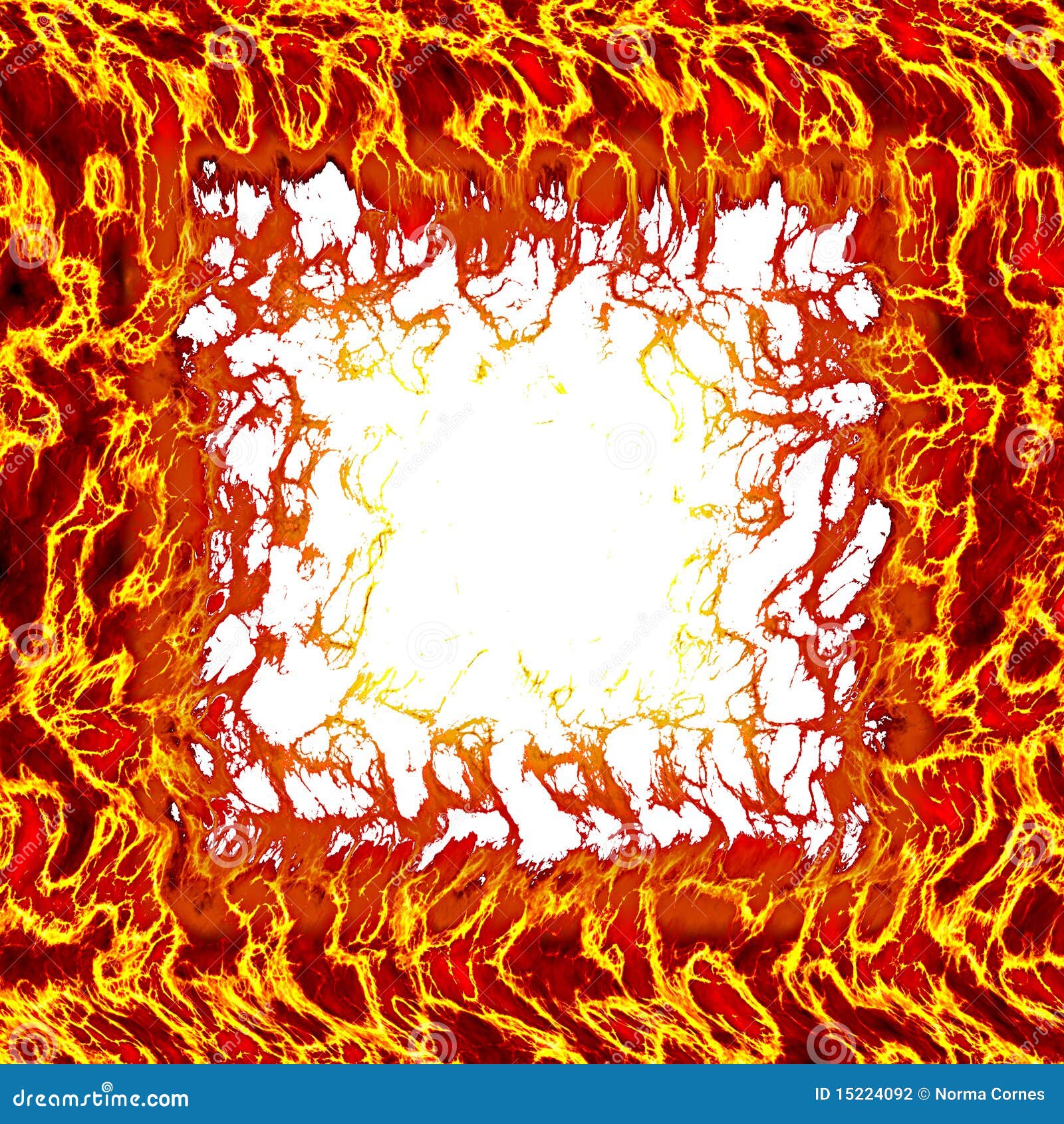 Burning frame stock illustration. Illustration of design - 15224092