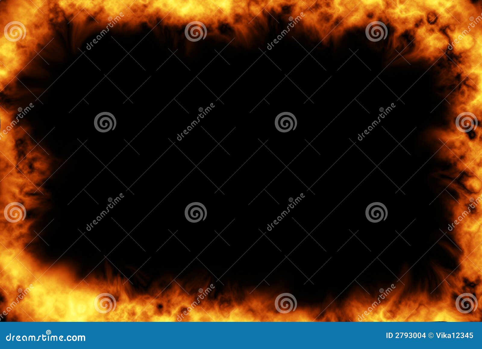 Burning Frame With Arrow Stock Image | CartoonDealer.com #2793013
