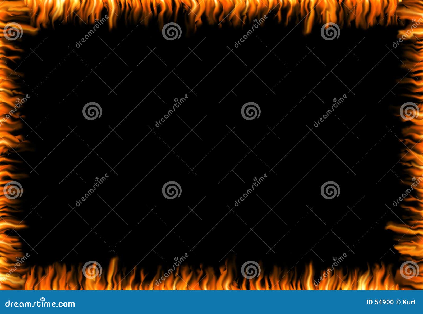 Burning frame stock illustration. Illustration of burn, frames - 54900