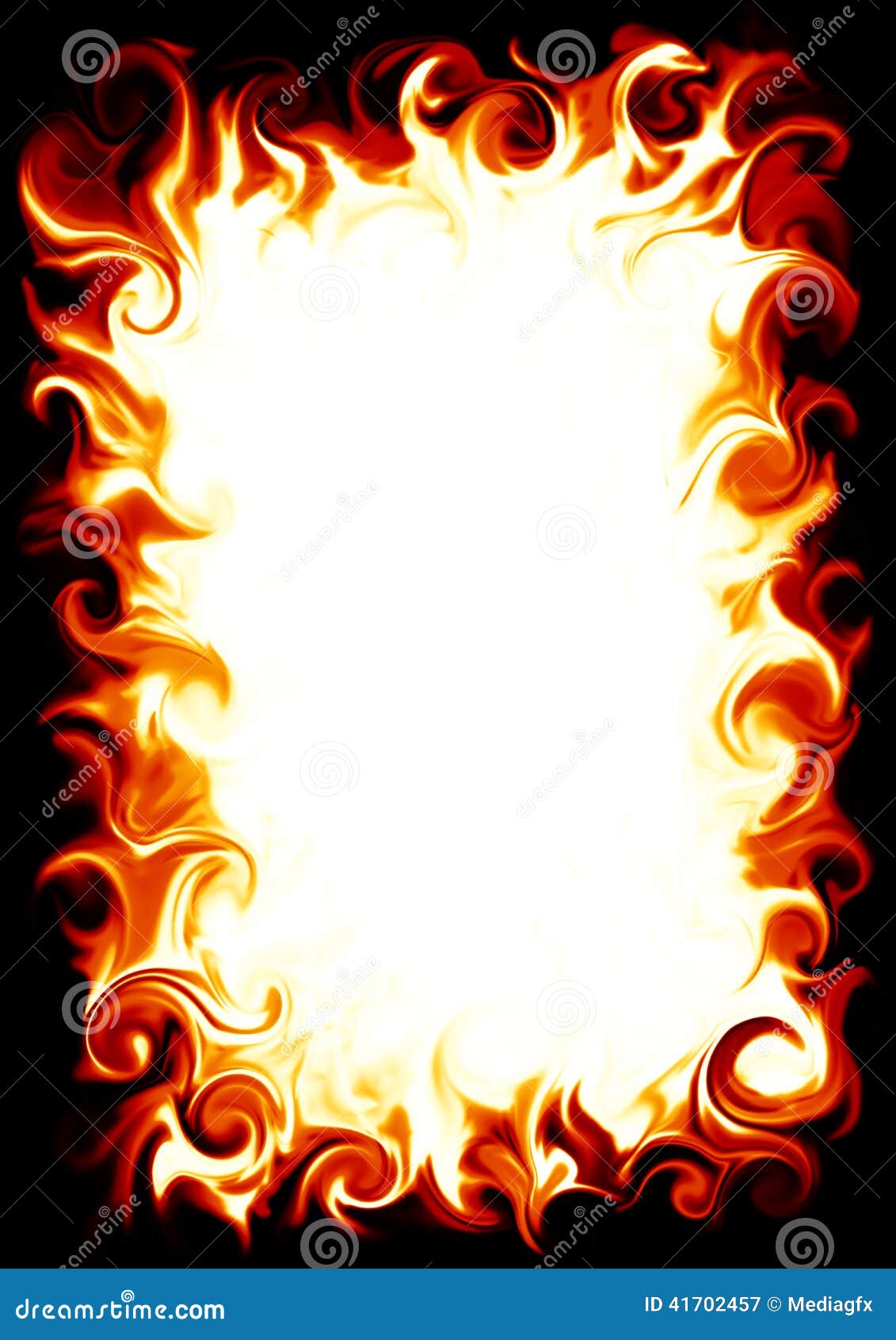 Burning Frame With Arrow Stock Image | CartoonDealer.com #2793013