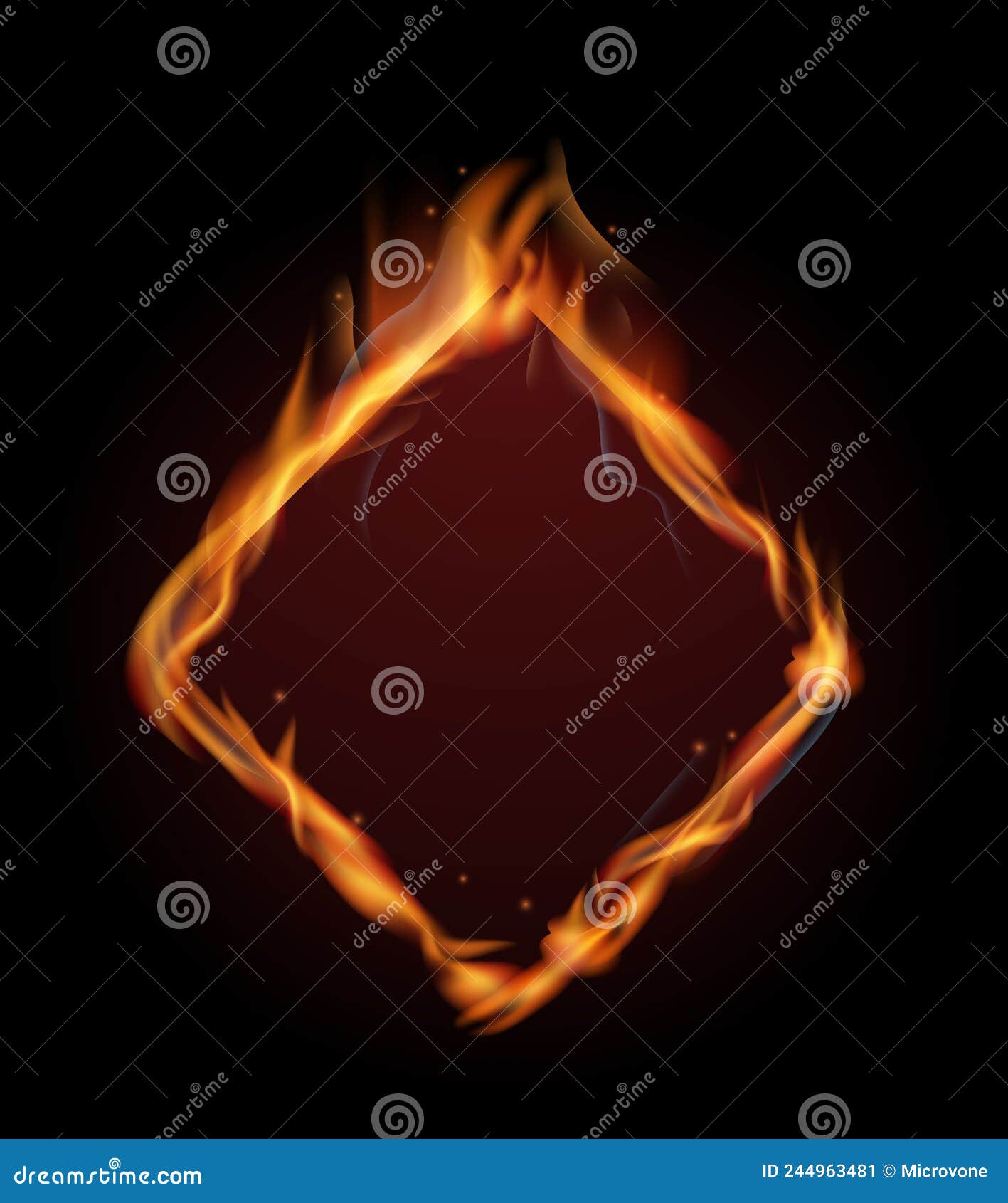 Burning Frame Royalty-Free Stock Image | CartoonDealer.com #2793004