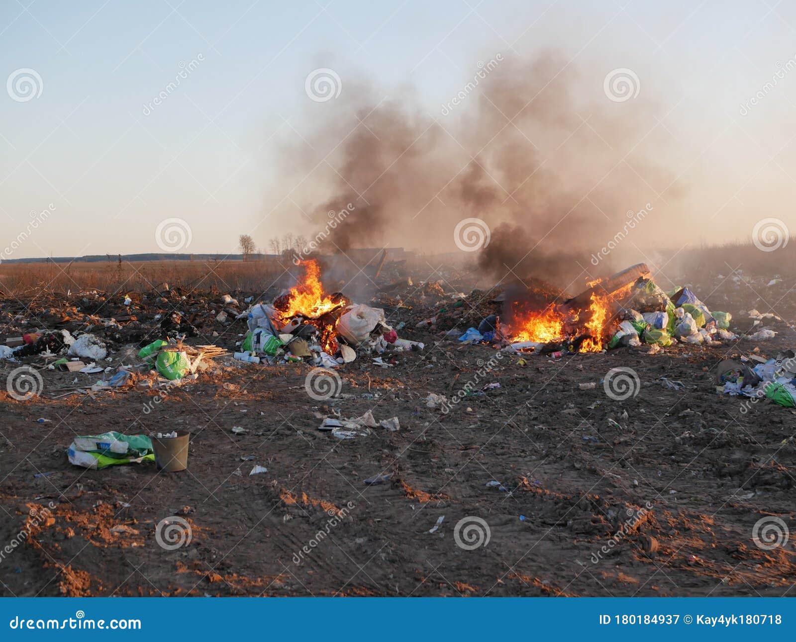 Burning Garbage Dump. Burning Garbage. Concern for the Environment ...