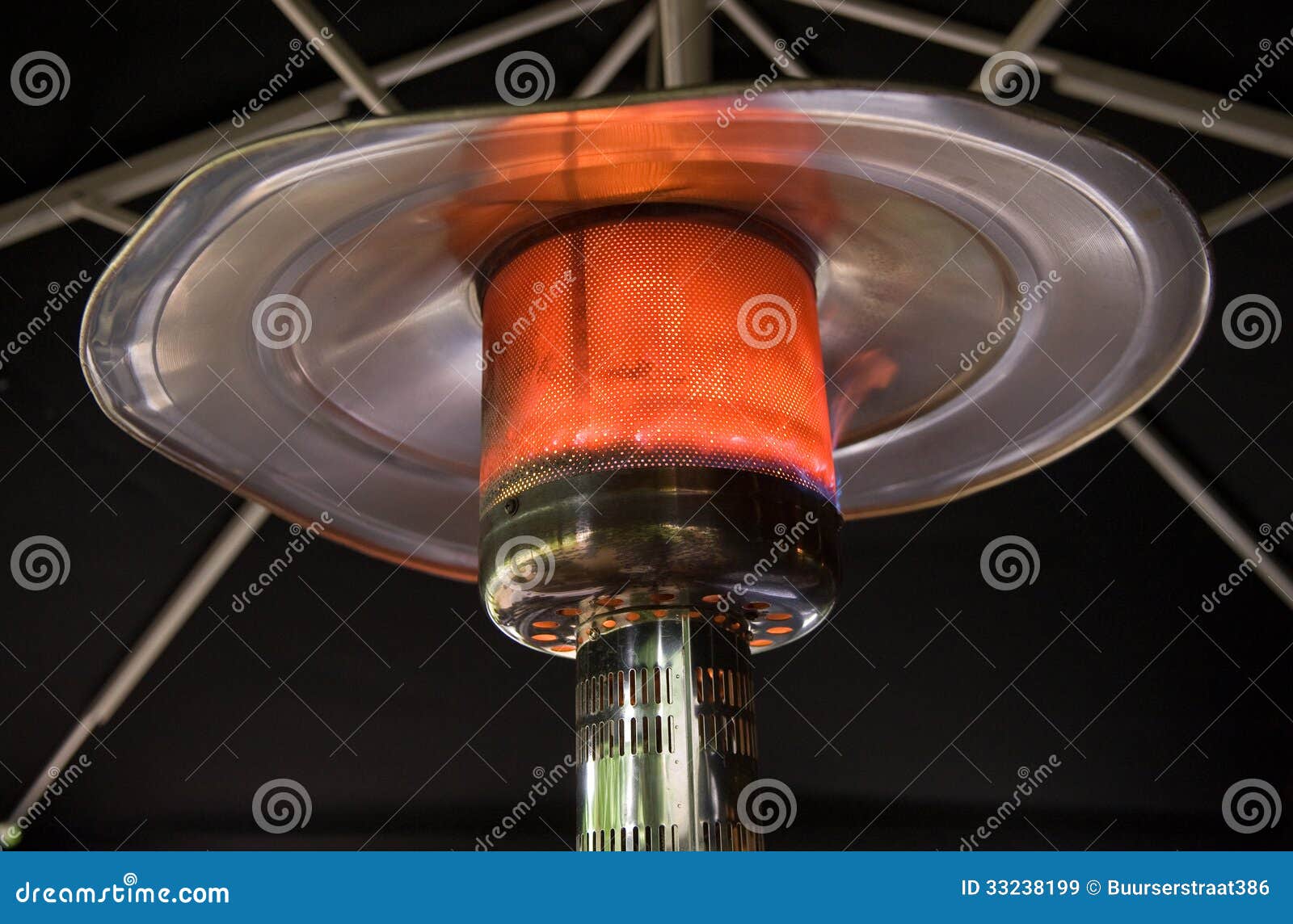 Burning heater stock image. Image of fireplace, heat - 33238199