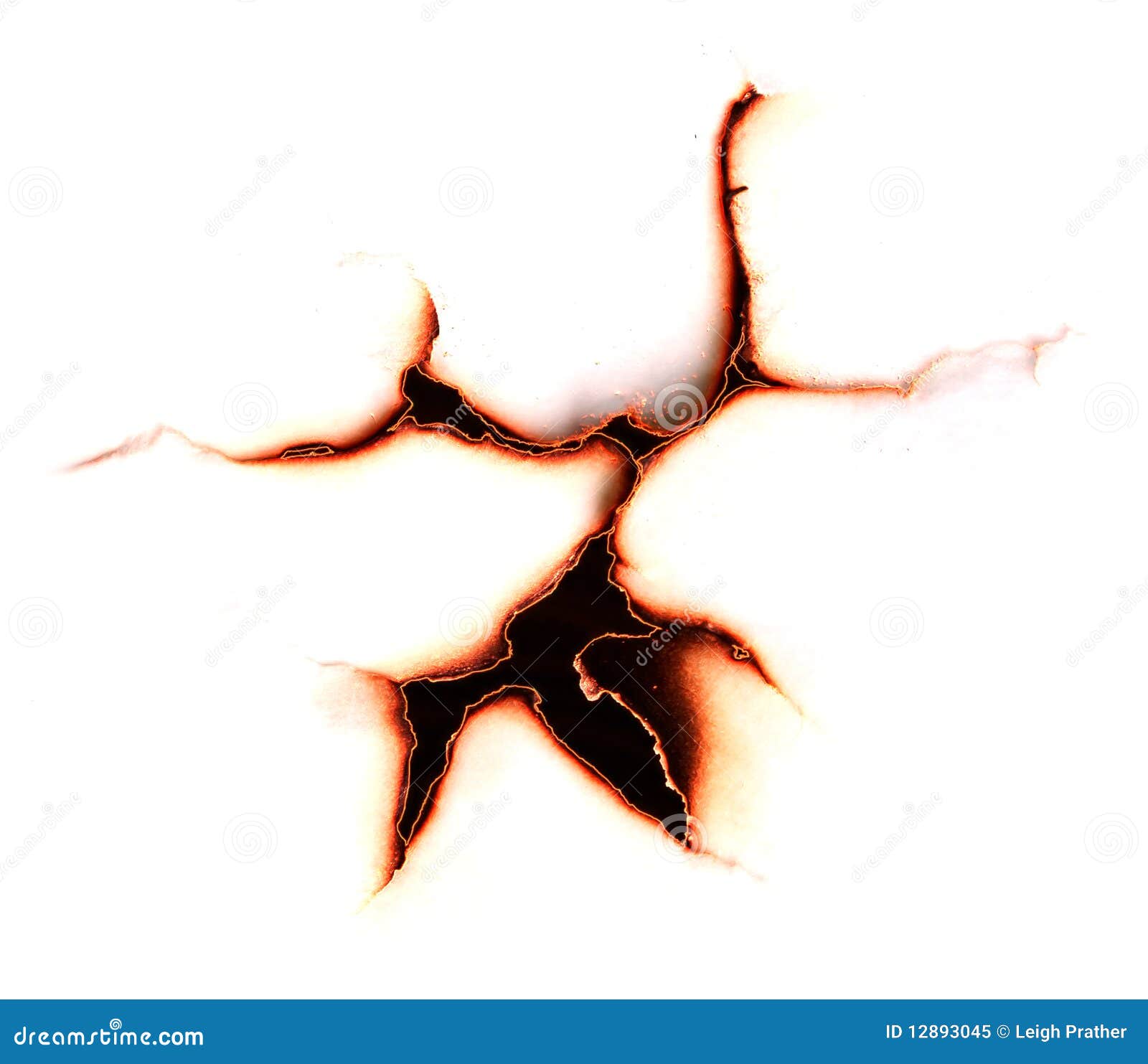 Burning hole in paper stock image. Image of sheet, impact - 12893045