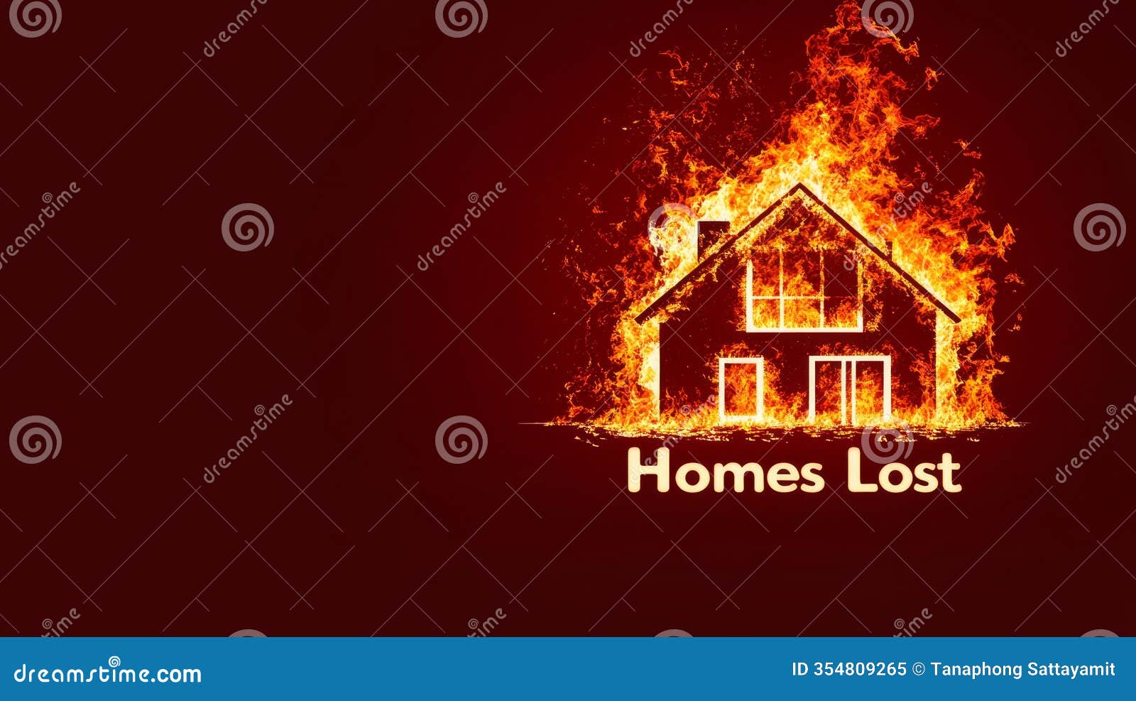 Burning House Destruction Image Fire Home Loss Destruction Devastation ...