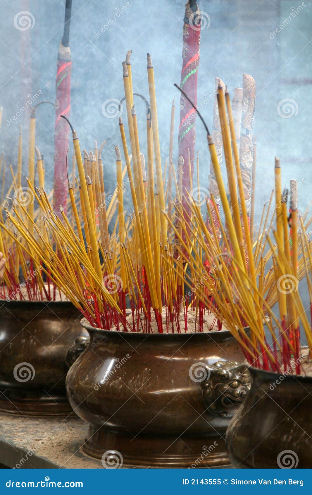 Burning incense stock image. Image of offer, asia, burning - 2143555