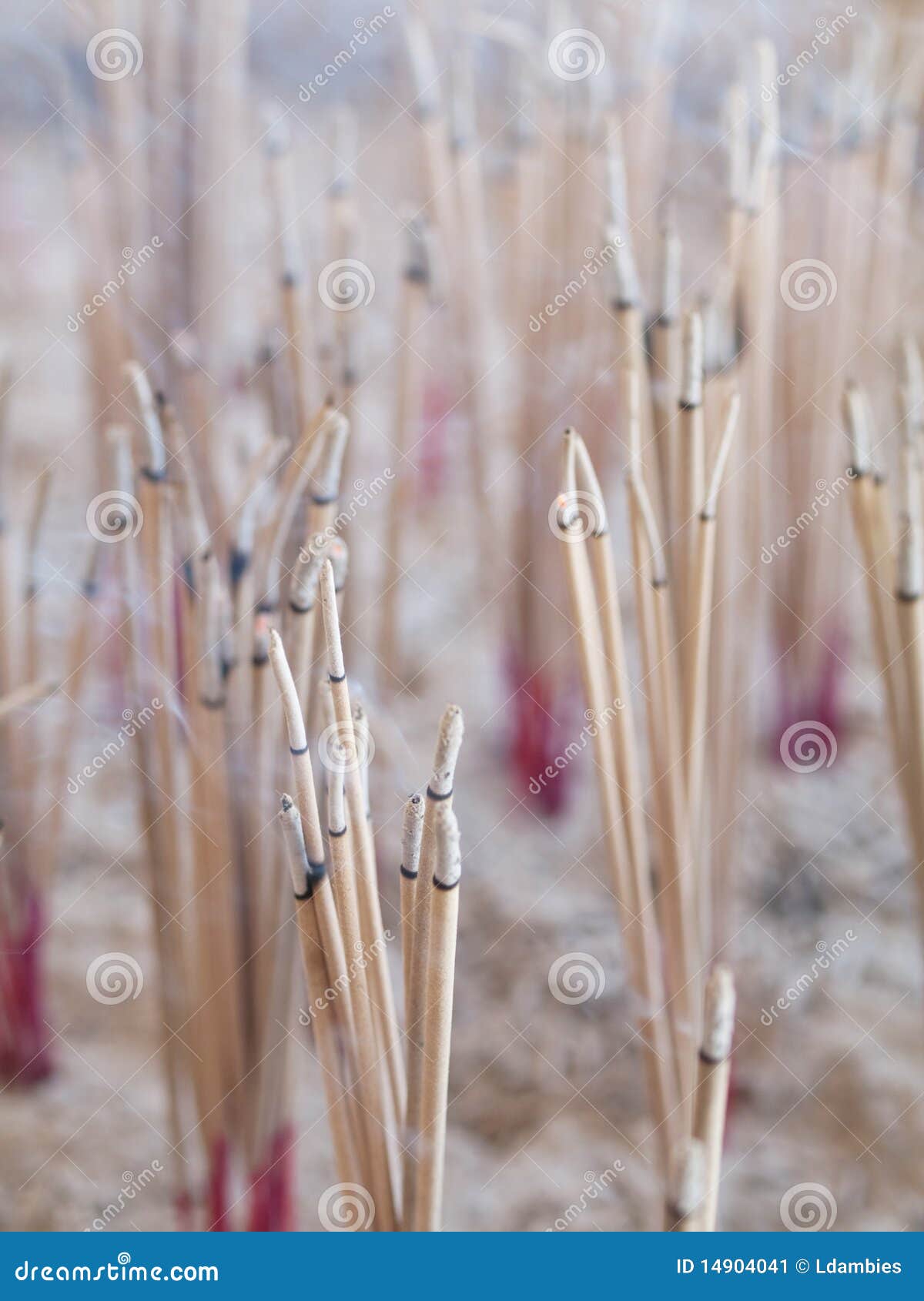 Burning incense sticks stock image. Image of workship - 14904041
