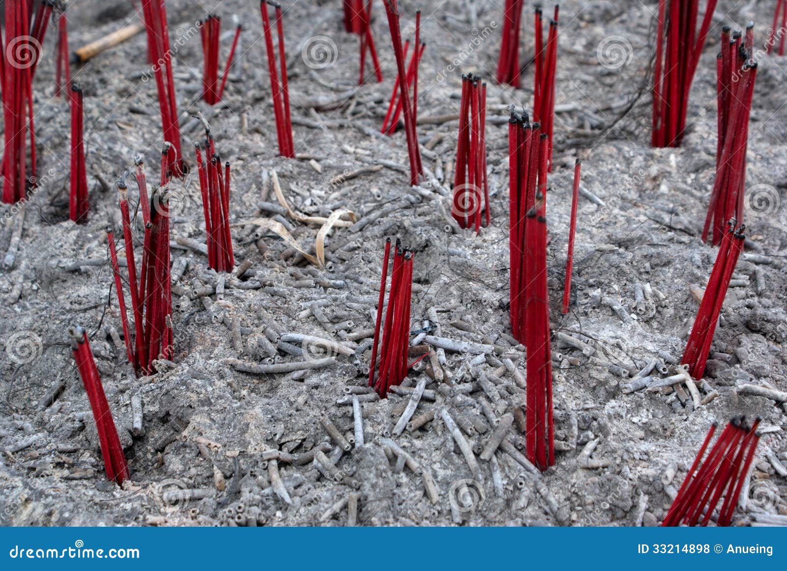 Burning incense sticks stock photo. Image of burn, tradition - 33214898