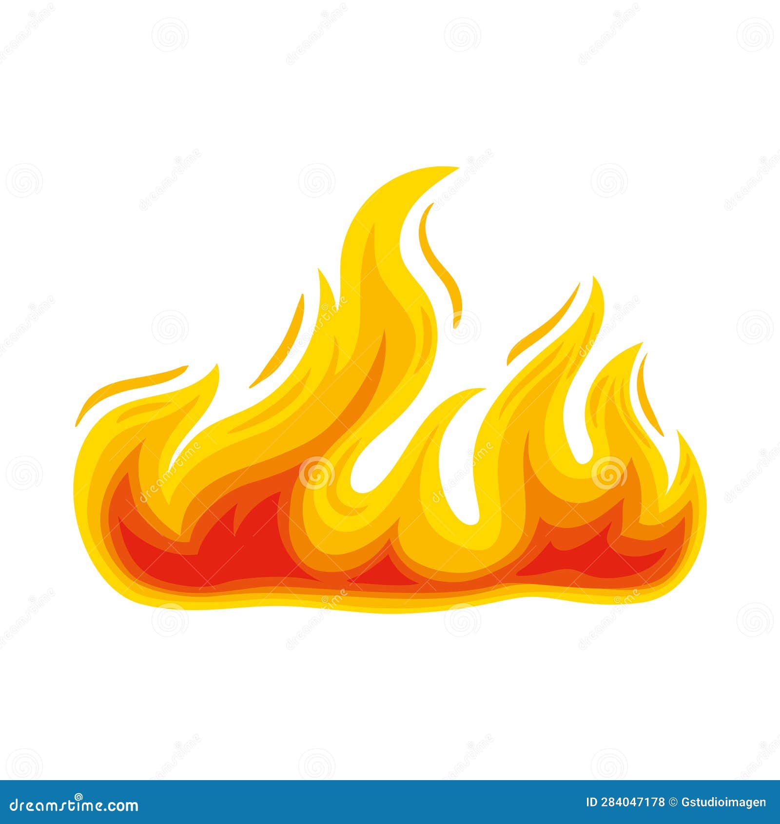 Burning Inferno Engulfs Structure As Flames Dance Within Stock ...